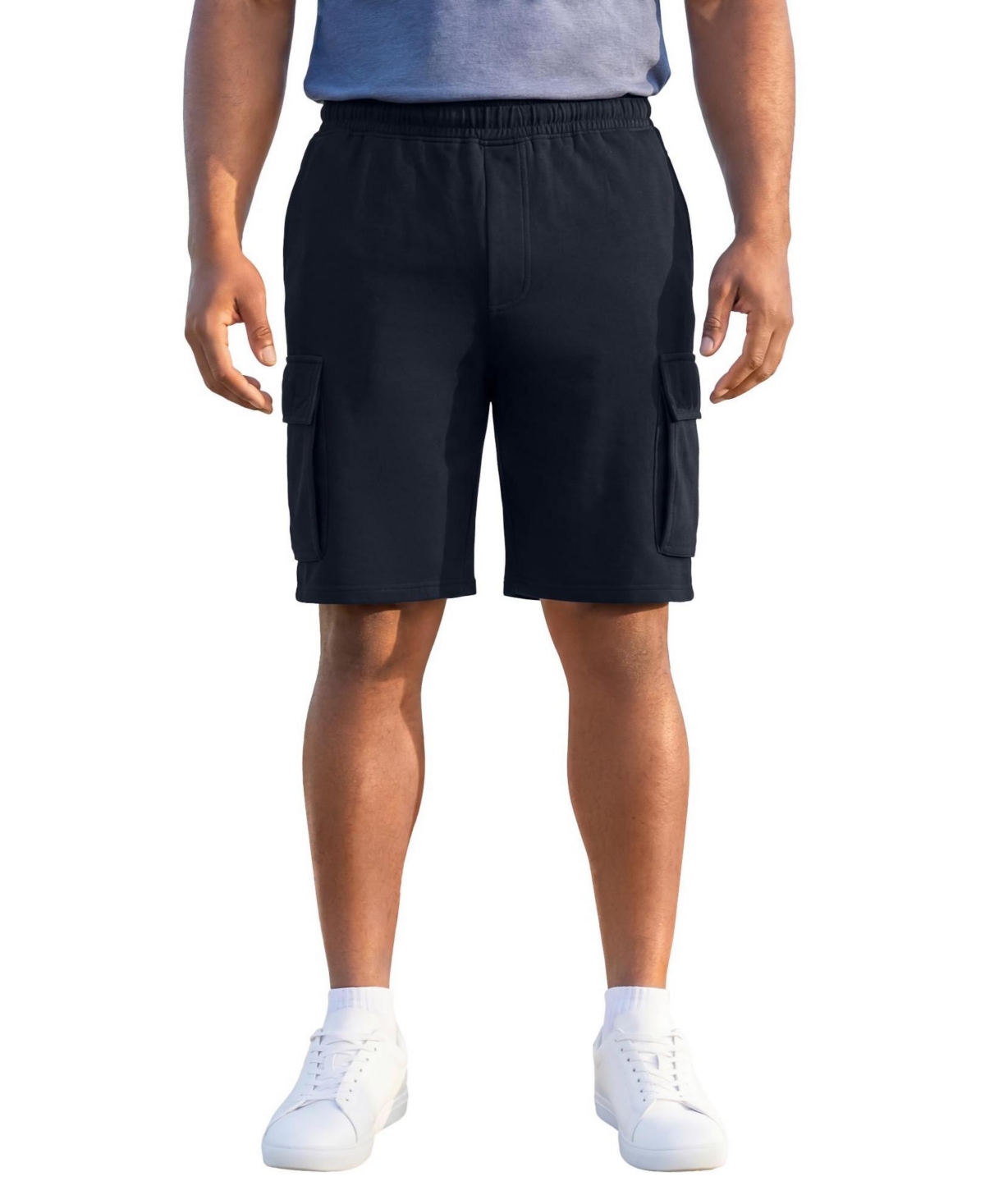 Click here for KingSize Mens Ultra-Comfort Fleece Cargo Short - B... prices