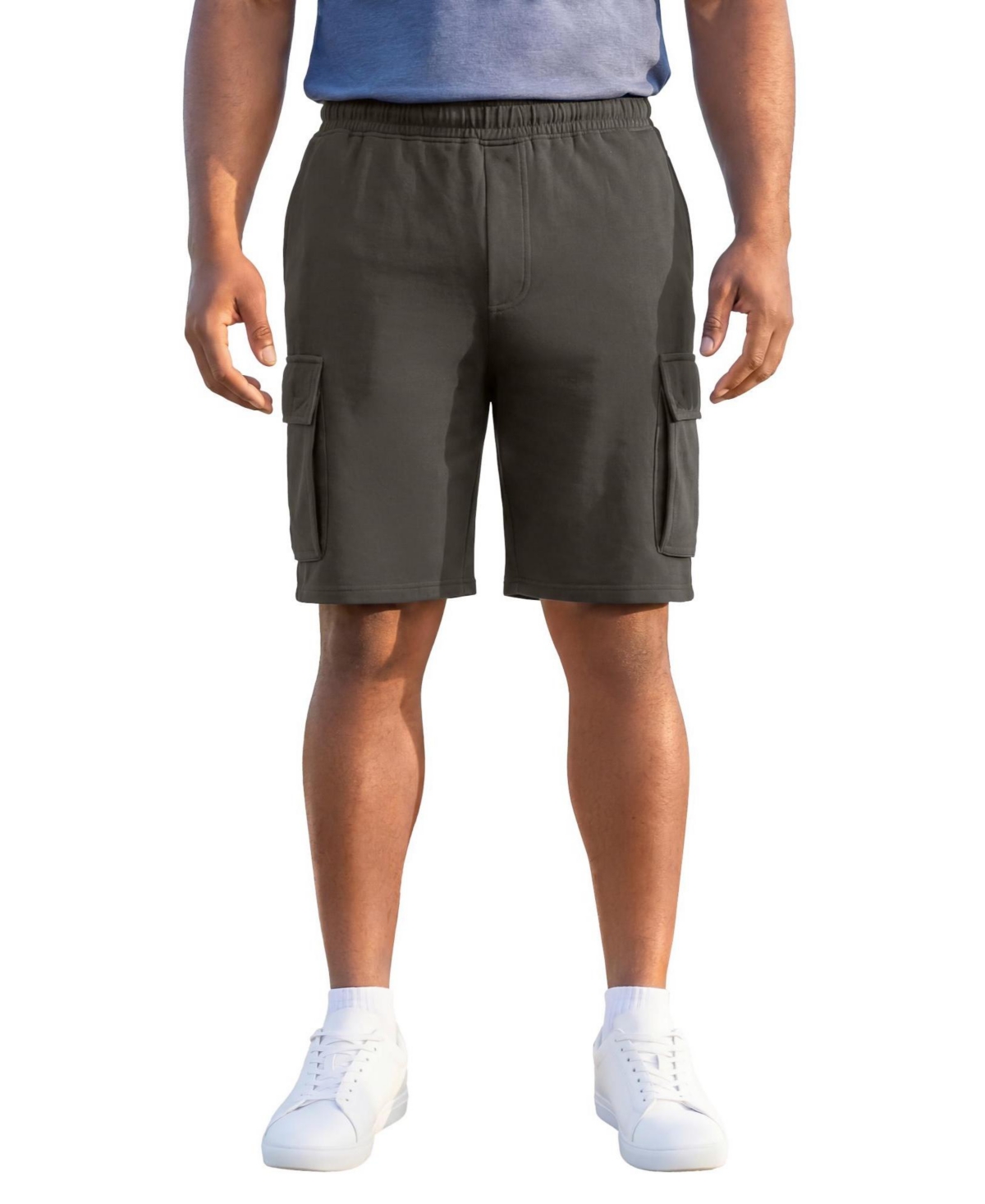 Click here for KingSize Mens Ultra-Comfort Fleece Cargo Short - B... prices