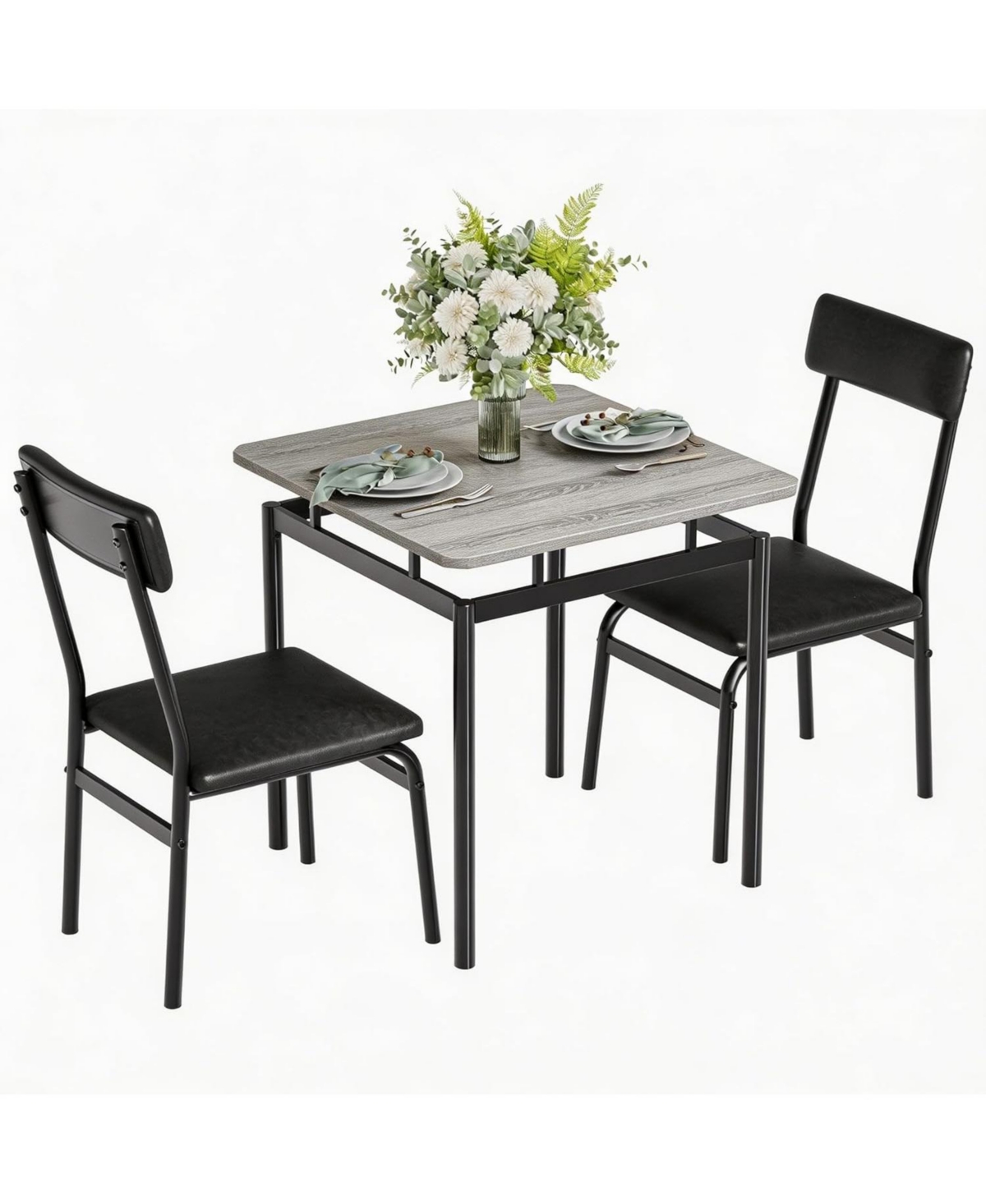 Click here for homfan 3 Piece Dining Table Set  Kitchen Table Set... prices