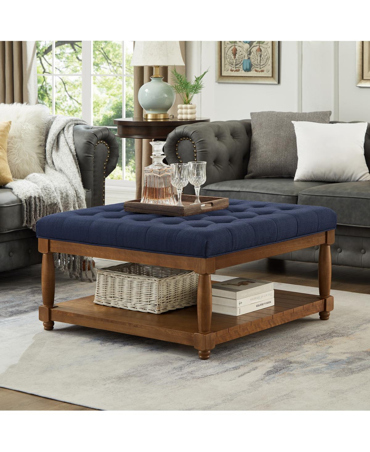 Click here for Streamdale Furniture Tufted Linen Upholstered Otto... prices