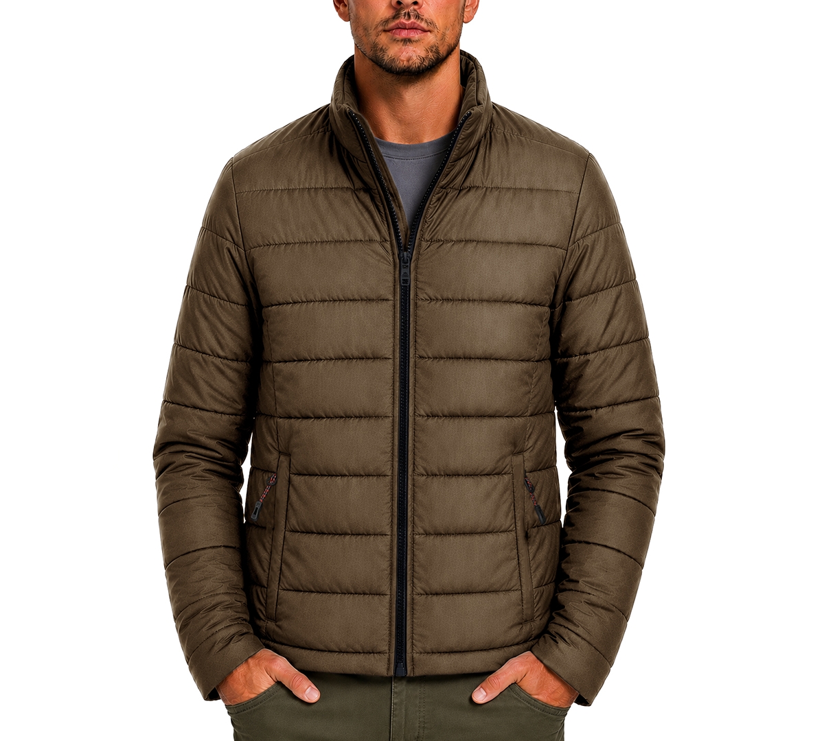 Click here for Hawke & Co. Mens Motion Stretch Quilted Jacket - B... prices
