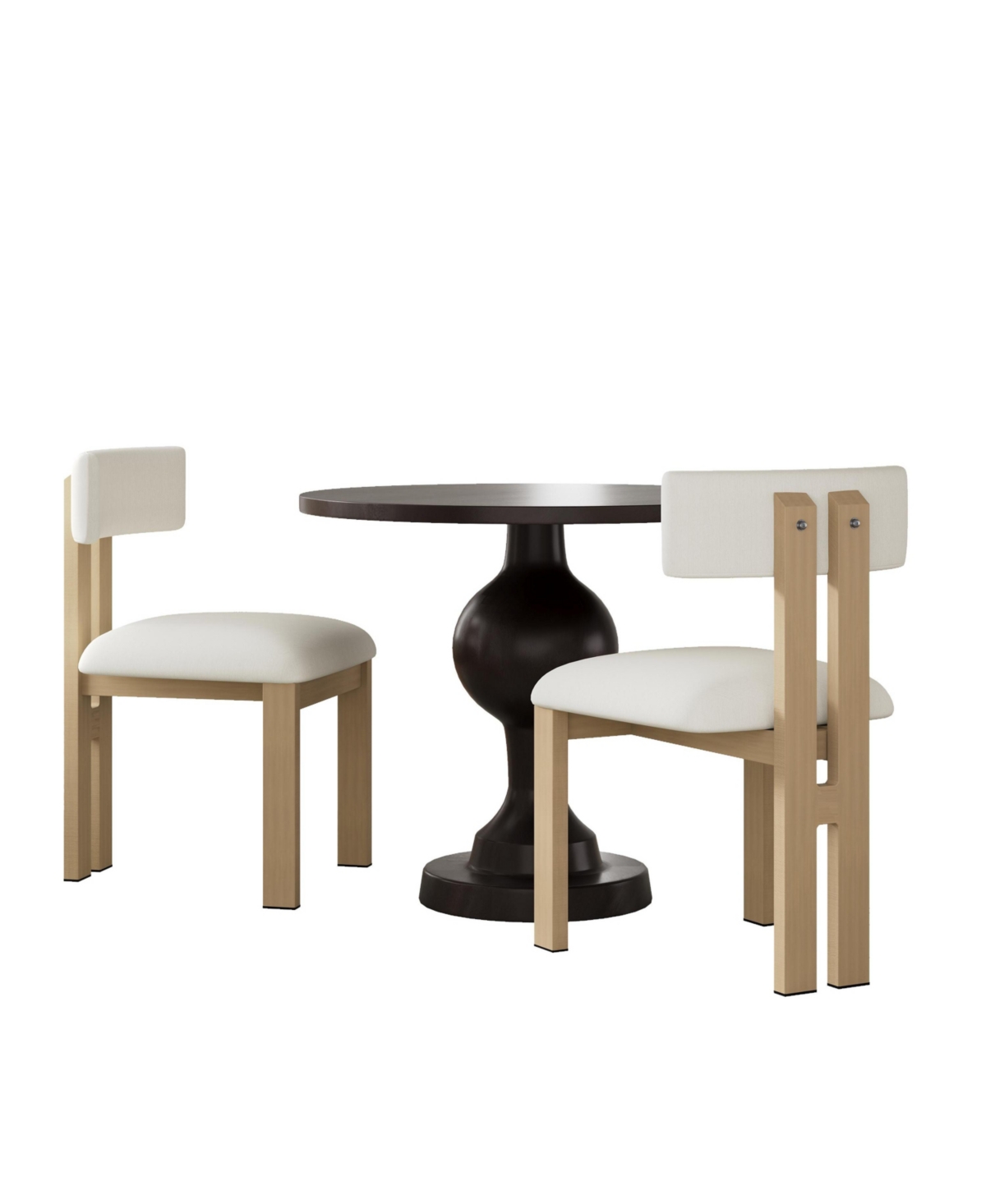 Click here for Boyel Living 3-Piece Round Dining Set  Upholstered... prices