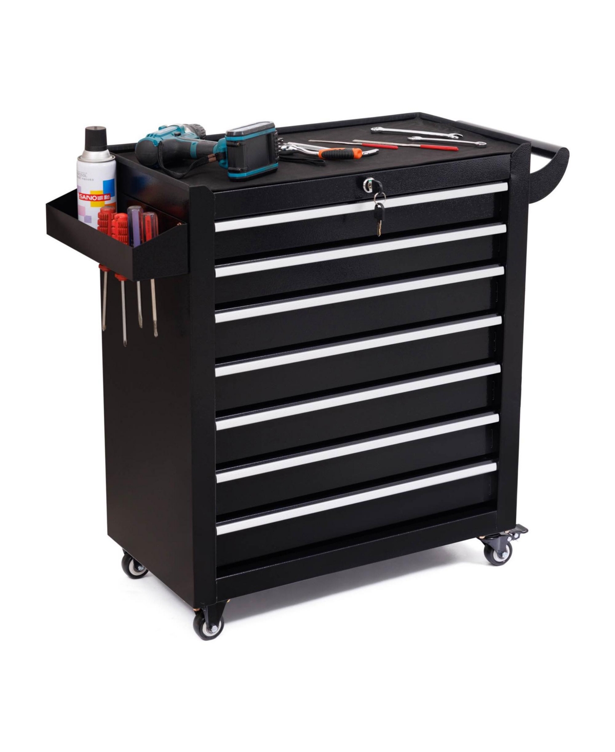 Click here for Clihome 7-Drawer Tool Cabinet - Black prices