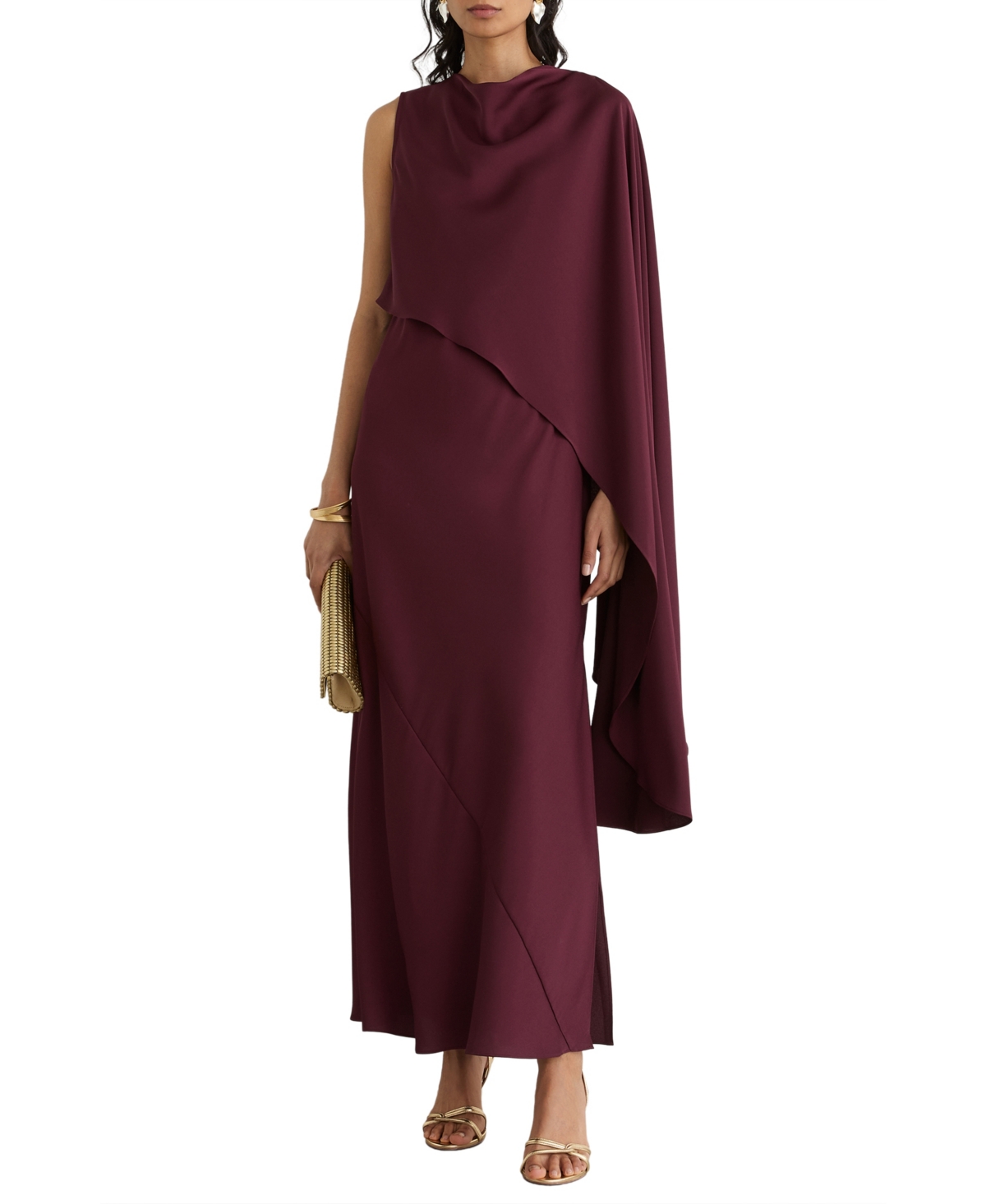 Click here for Reiss Womens Winnie Asymmetric Maxi Dress - Berry... prices