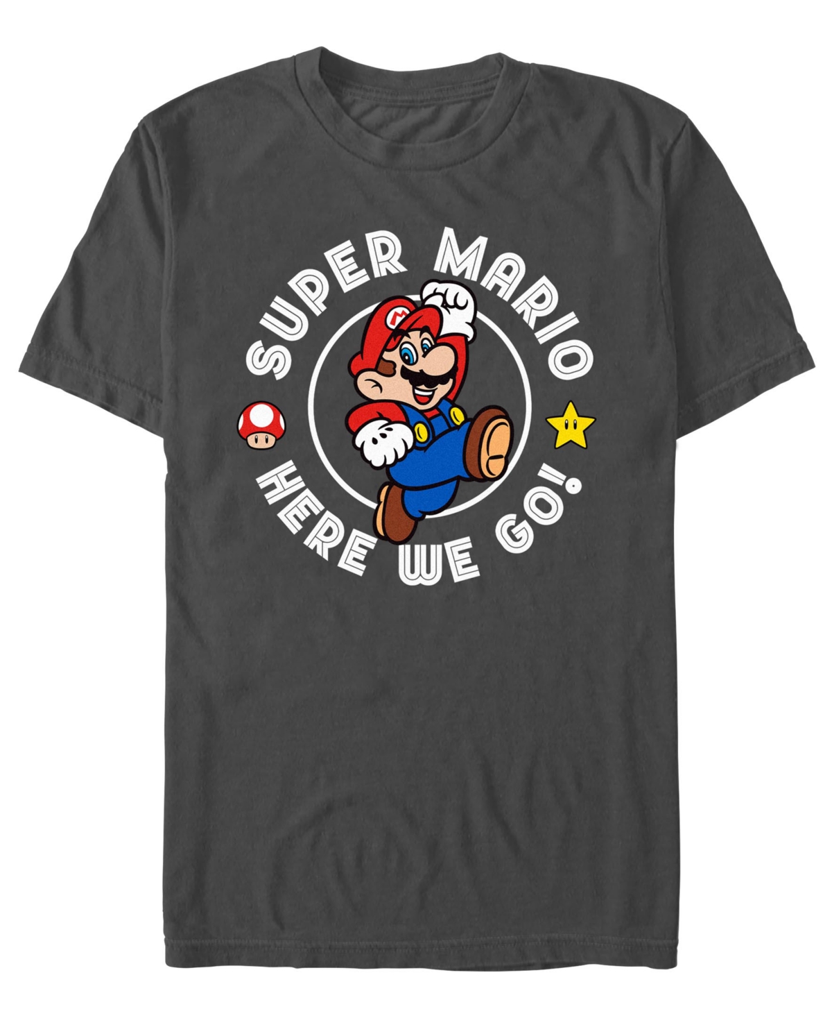 Click here for Fifth Sun MensÂ Nintendo Here We Go T-Shirt - Char... prices