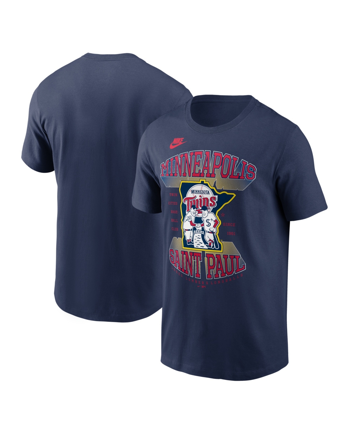 Click here for Nike Mens Navy Minnesota Twins Local T-Shirt - Nav... prices