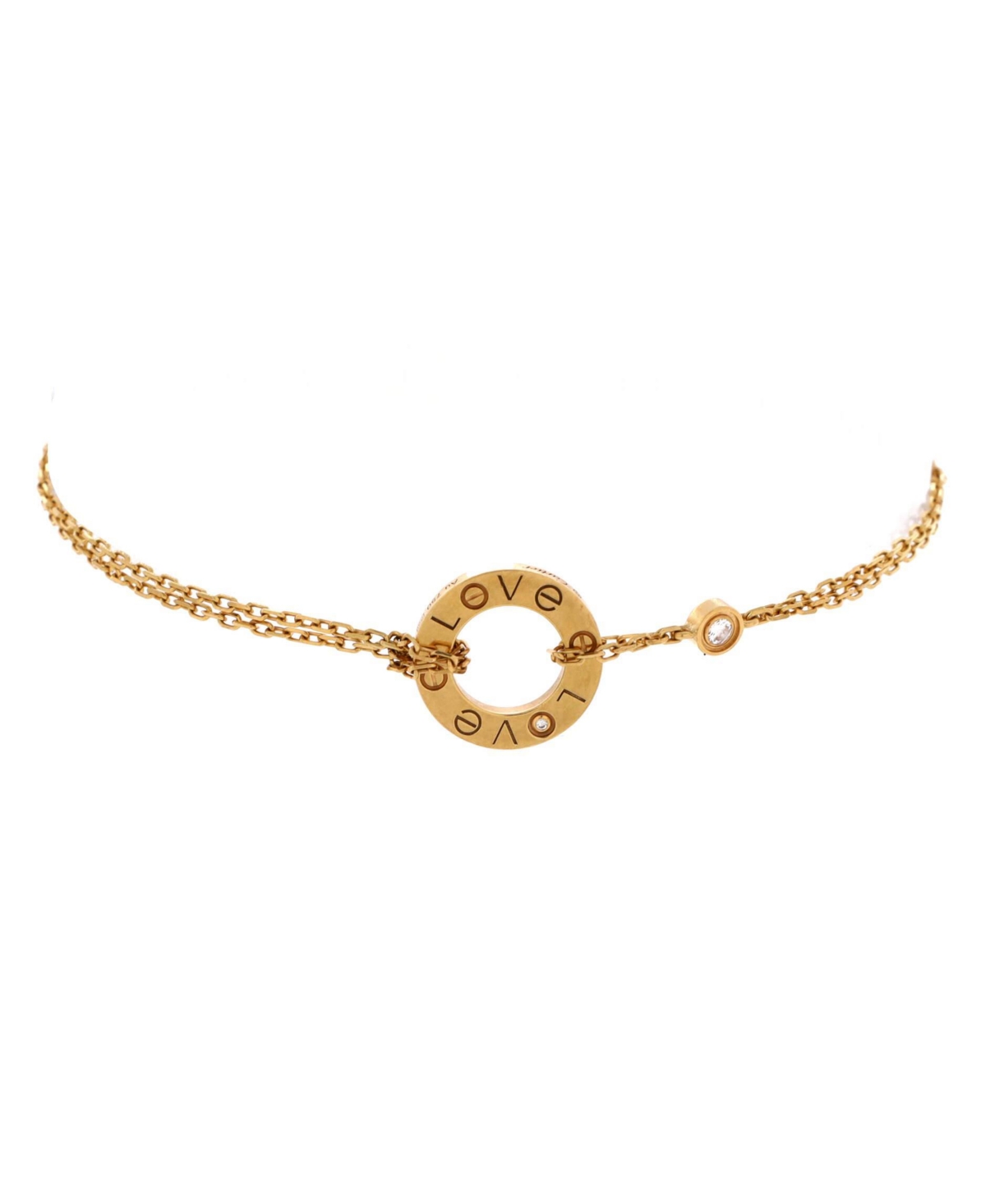 Click here for Pre-Owned Cartier 2 Diamonds Love Bracelet - 18k y... prices