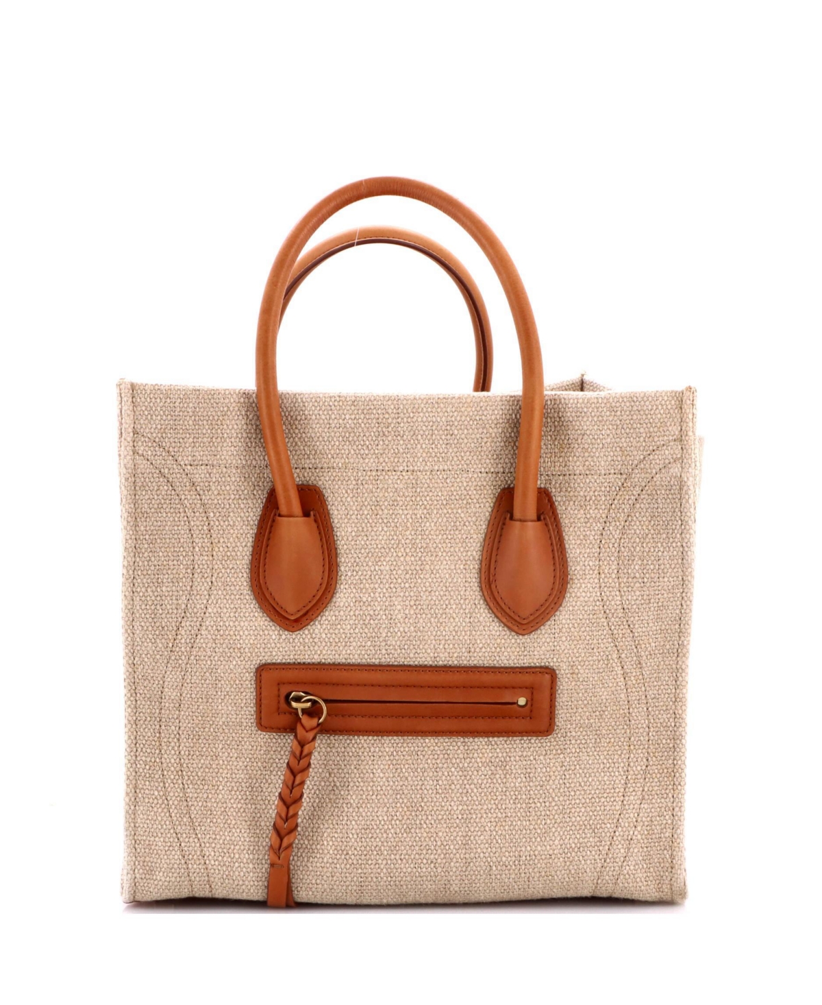 Click here for Pre-Owned Celine Medium Phantom Bag Canvas - Brown prices