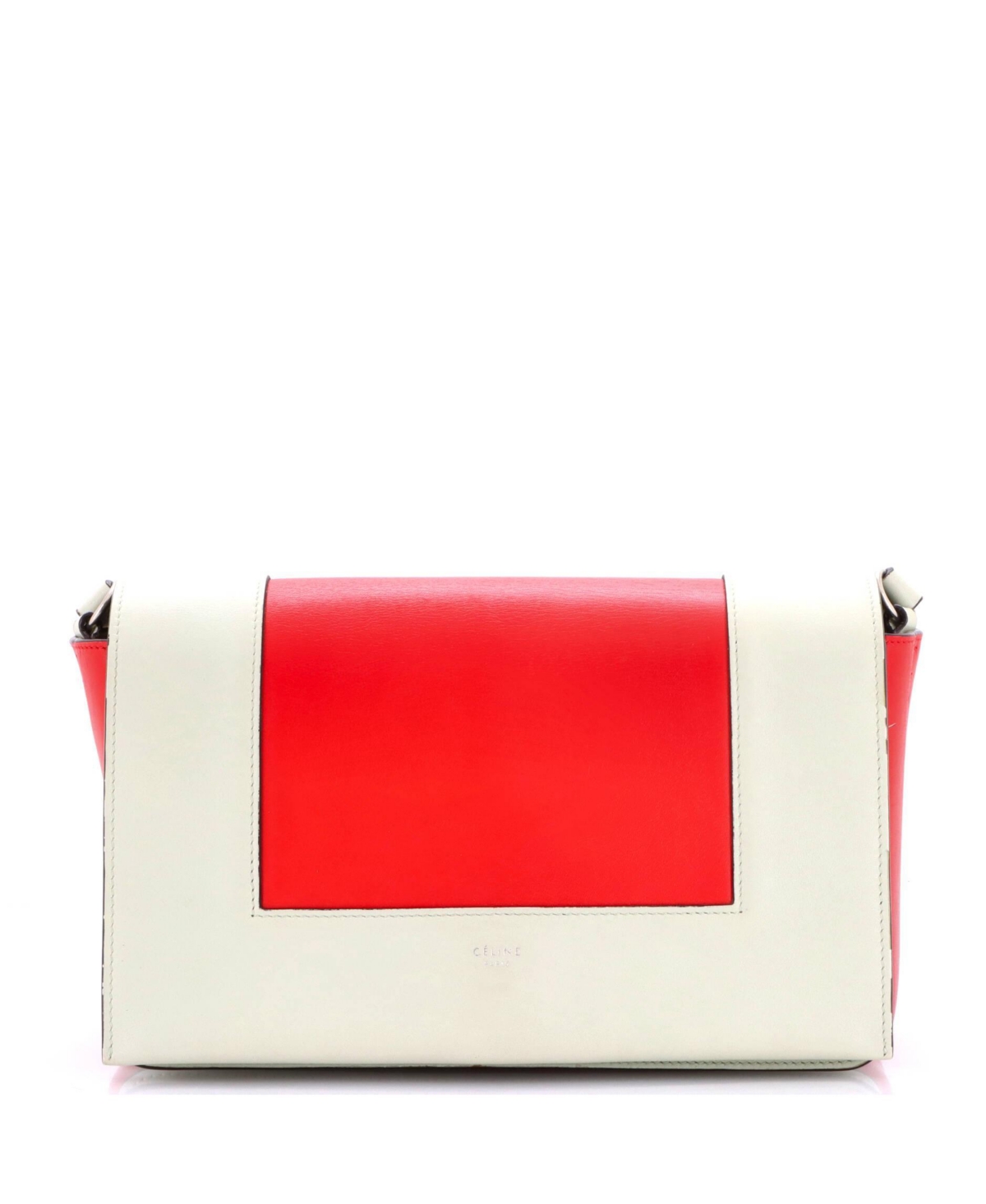 Click here for Pre-Owned Celine Medium Frame Shoulder Bag Leather... prices