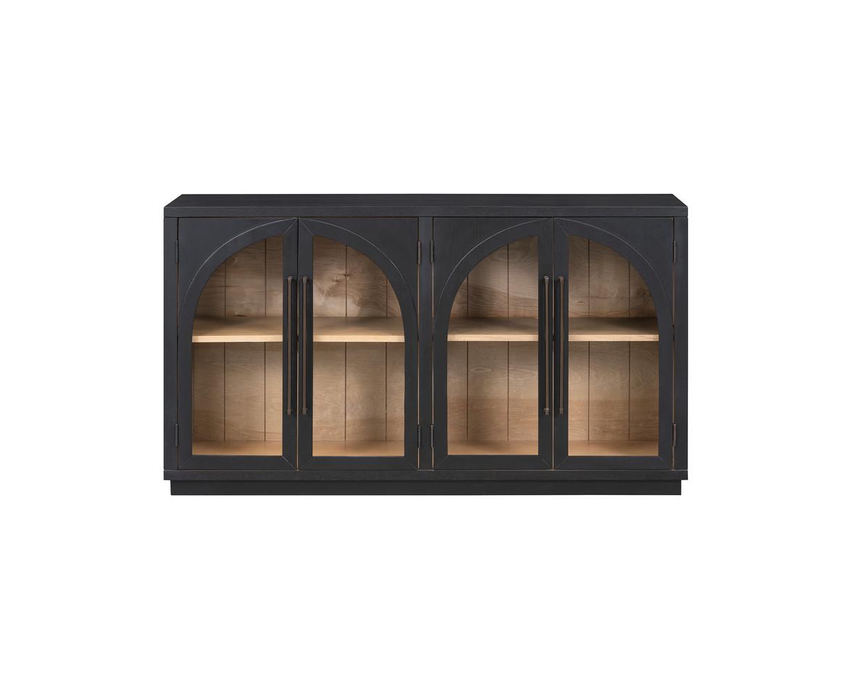Click here for sumyeg 4-Door Large Storage Cabinet with Glass Doo... prices