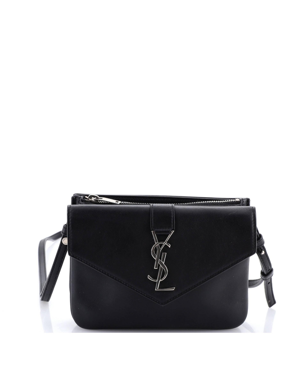 Click here for Pre-Owned Saint Laurent Classic Monogram Tri-Pocke... prices