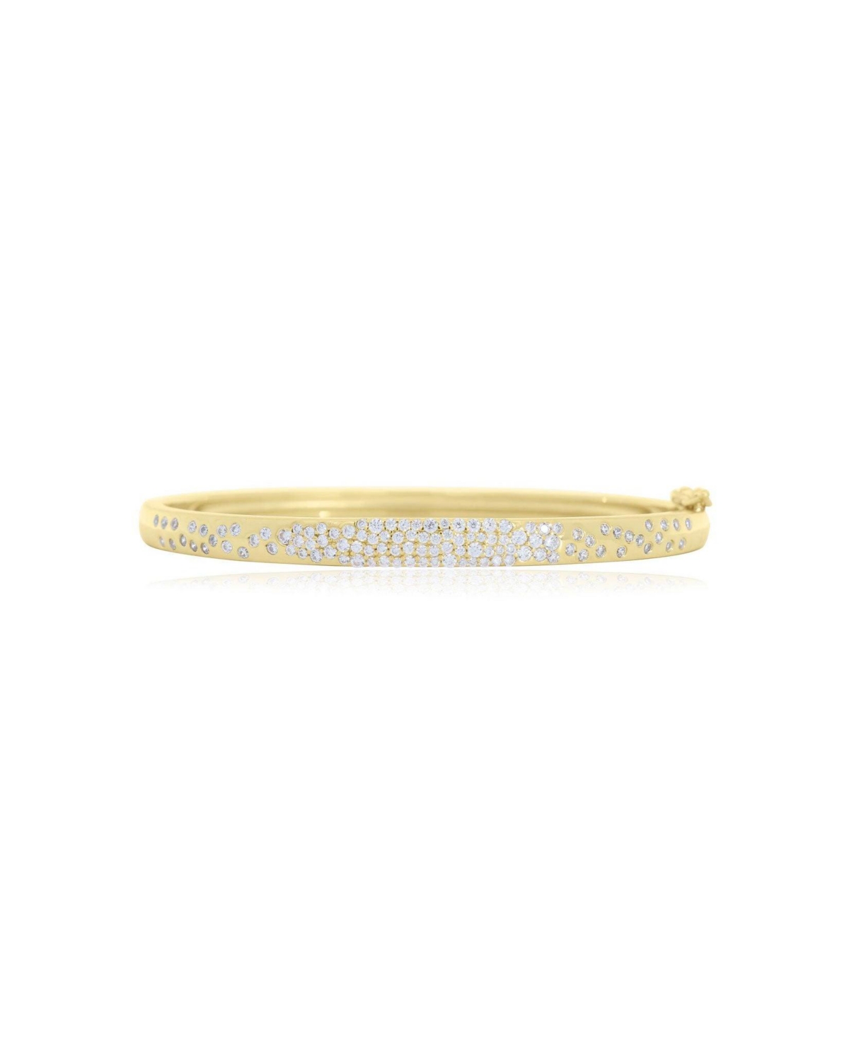 Click here for The Lovery Cz Confetti Bangle 14K Gold-Plated Ster... prices