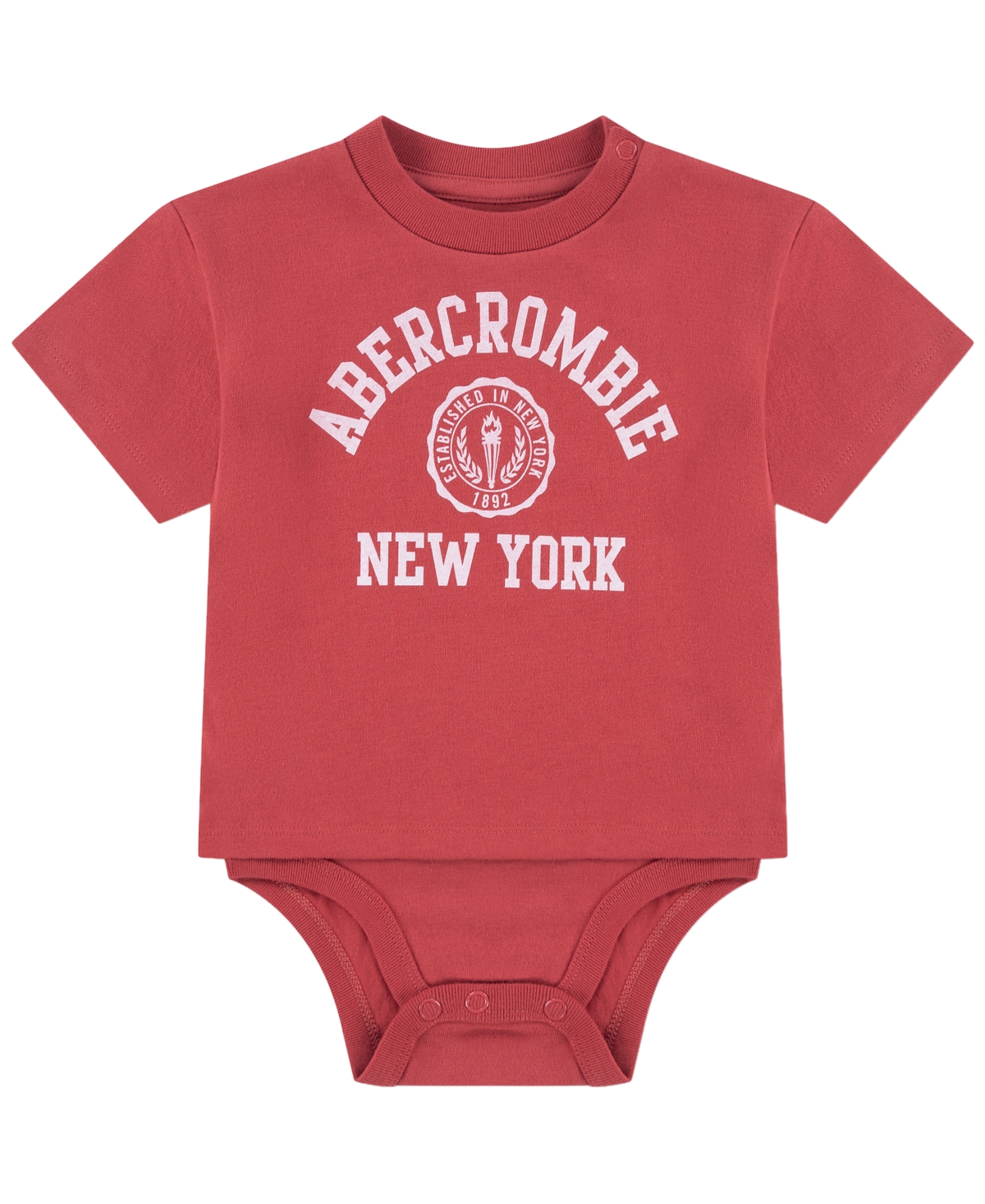 Click here for abercrombie kids Baby Boys Y2K Crest Twofer Bodysu... prices