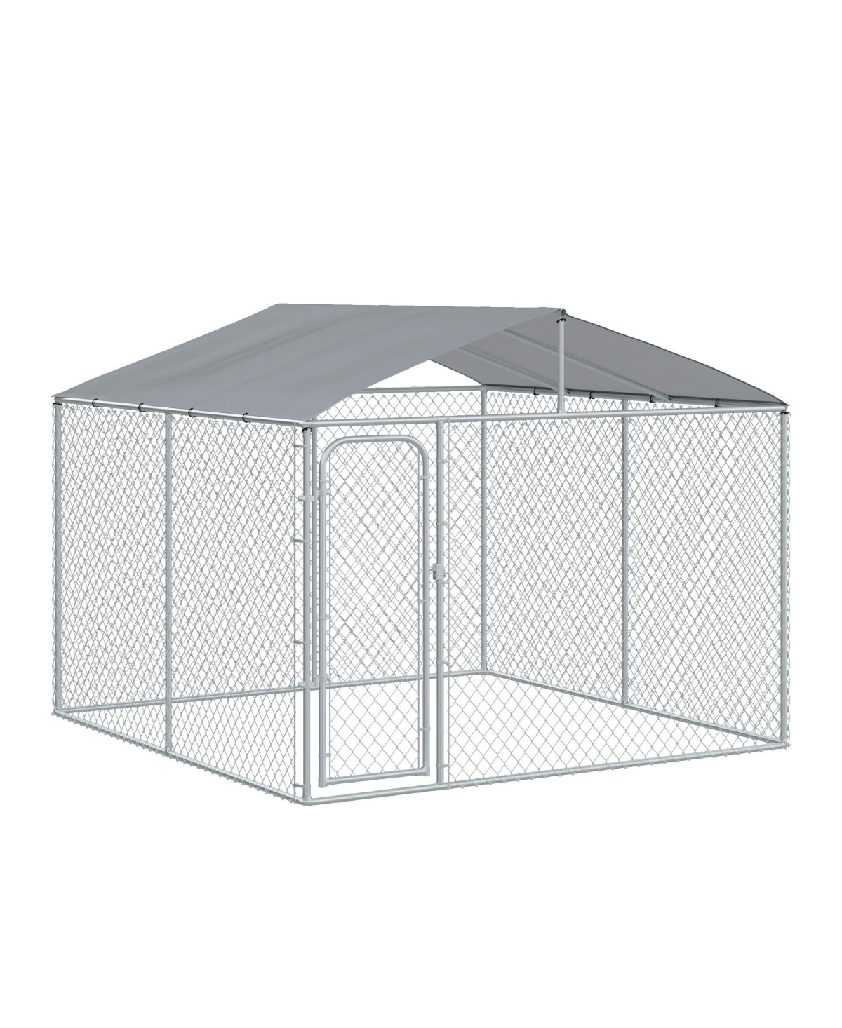 Click here for Ruie Outdoor Galvanized Steel Dog Kennel with Lock... prices