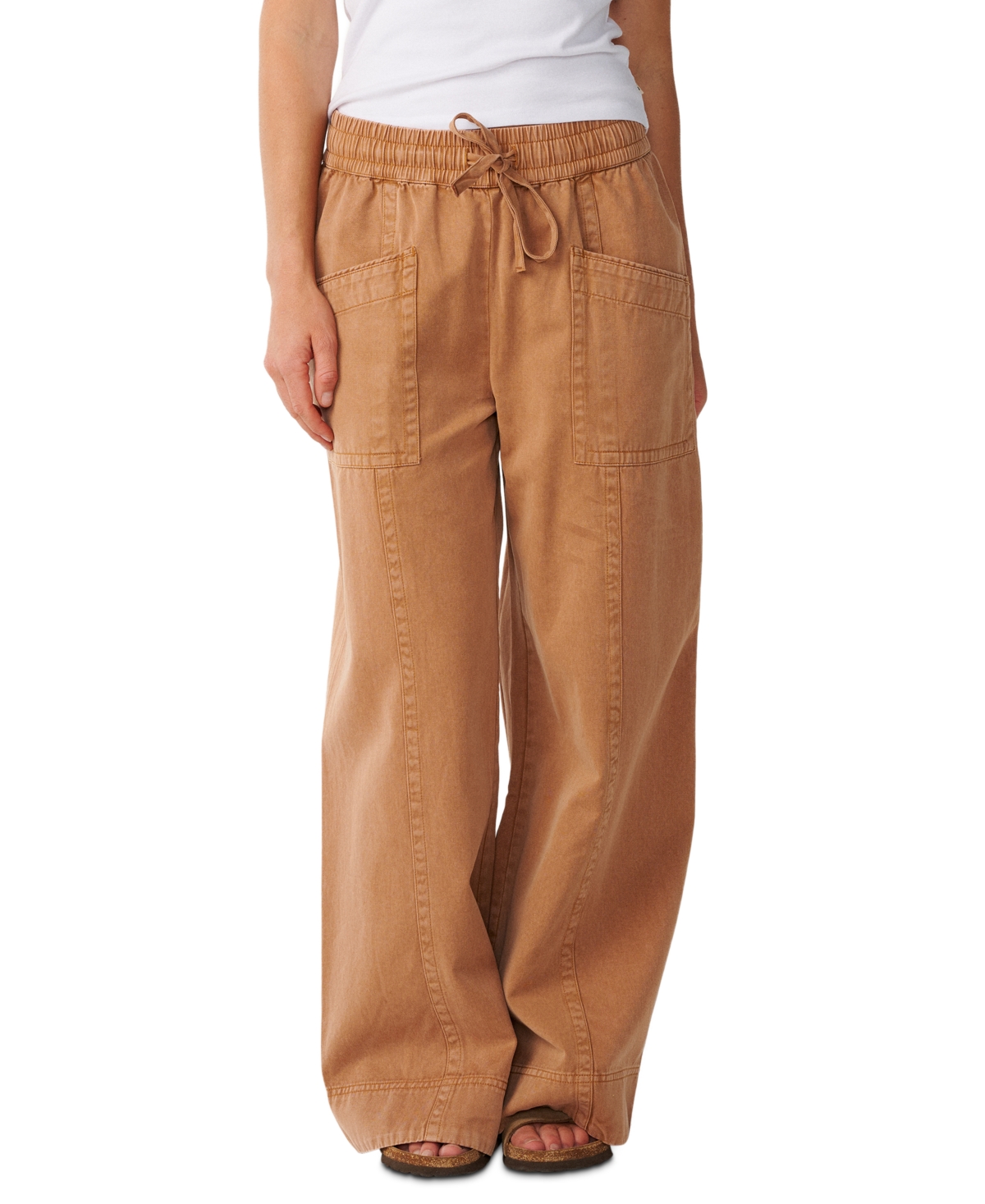 Click here for Rip Curl Womens Bossa Nova Twill Acid Wash Wide-Le... prices