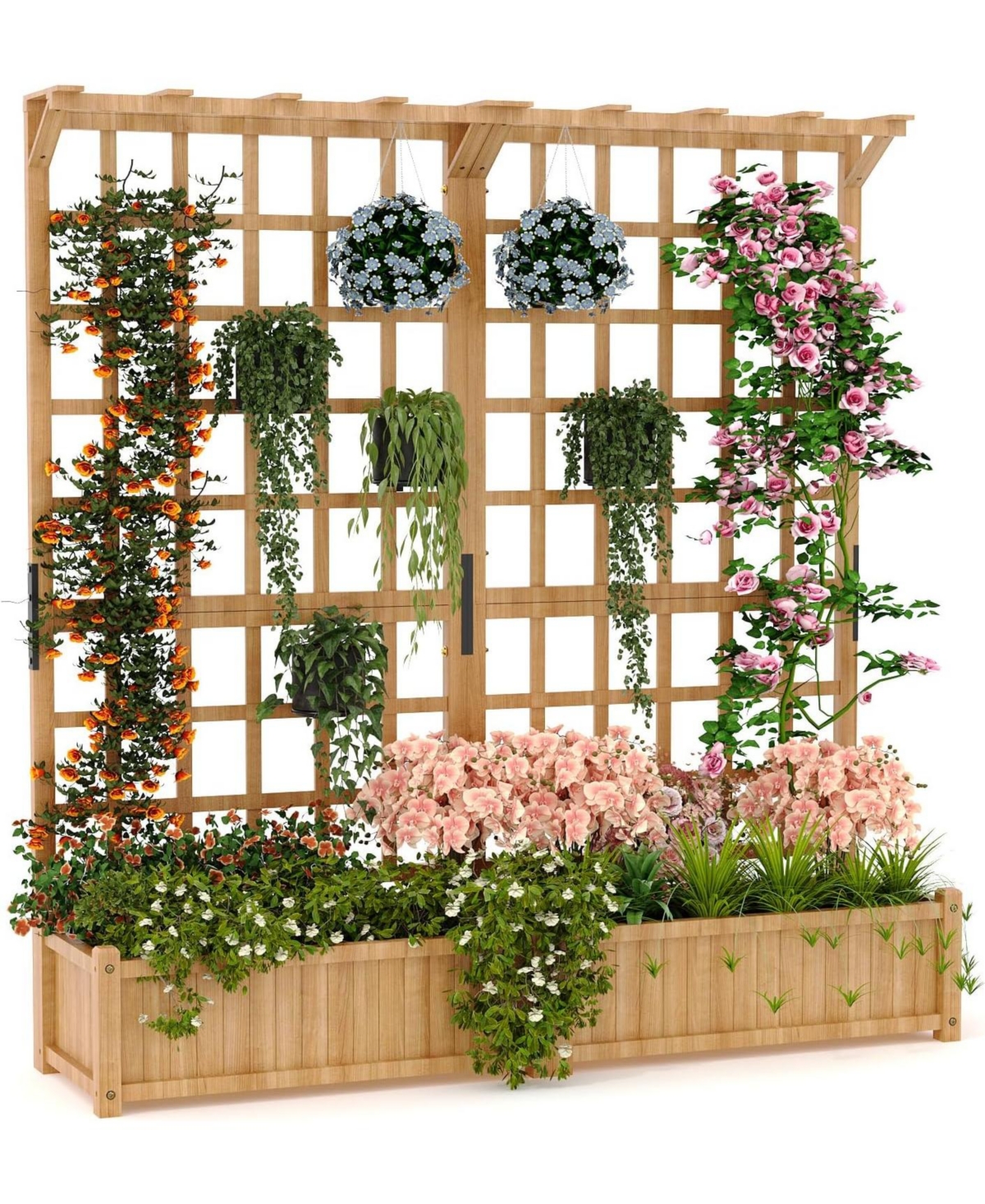 Click here for Xo Raised Garden Bed with Trellis and Roof  Deep P... prices