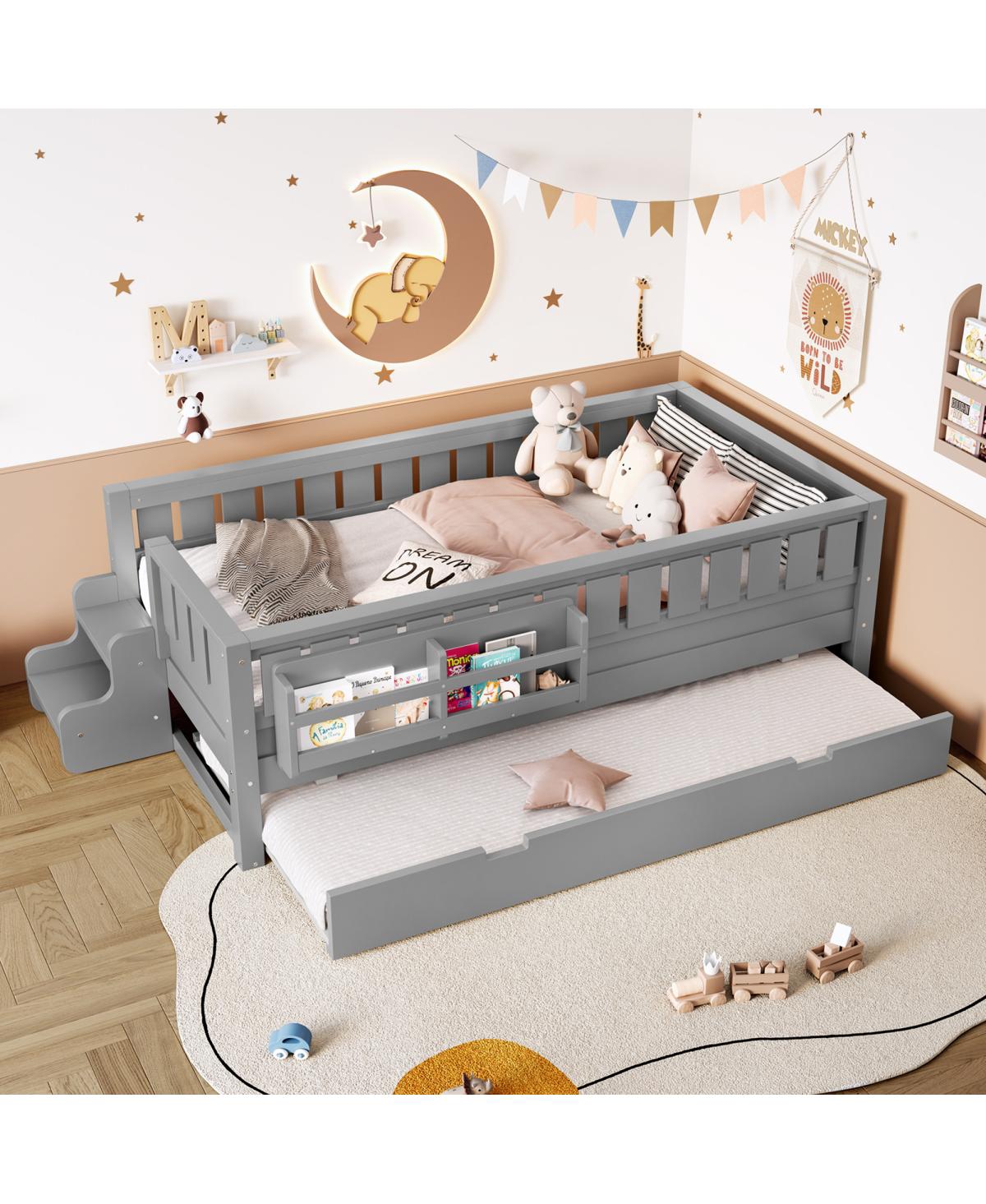 Click here for Streamdale Furniture Twin Bed with Bookshelves  St... prices
