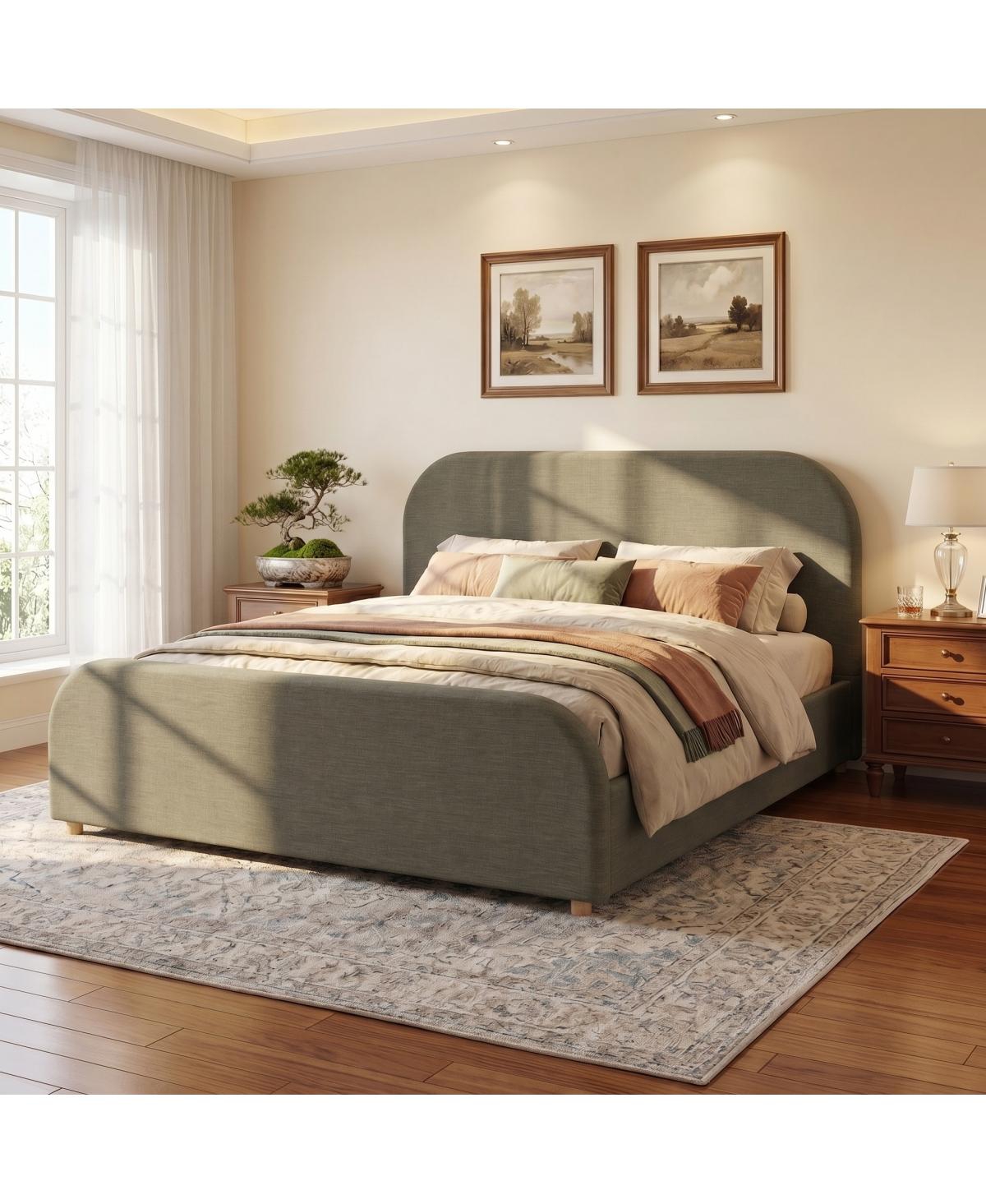Click here for Streamdale Furniture King Size Upholstered Linen B... prices
