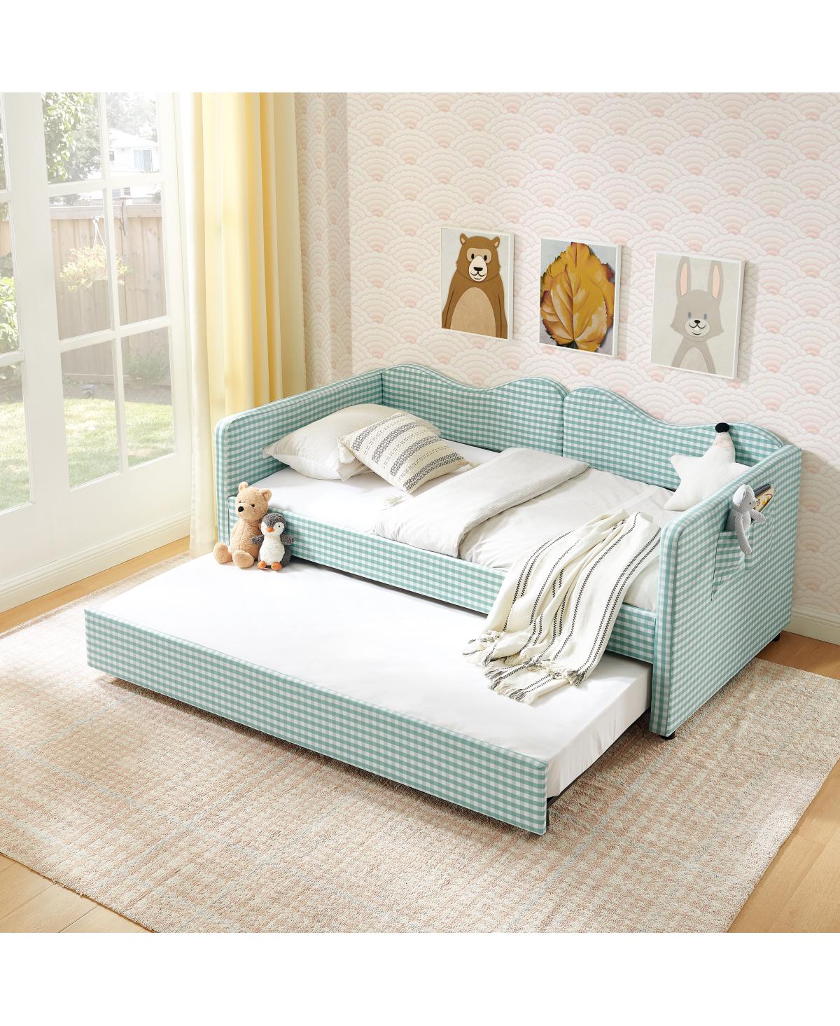 Click here for Streamdale Furniture Gingham Upholstered Twin Dayb... prices