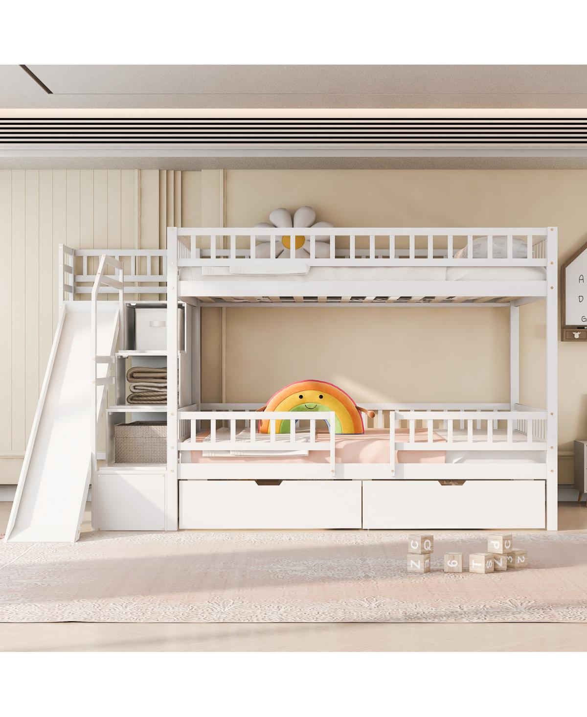 Click here for Streamdale Furniture Full over Full Bunk Bed with... prices