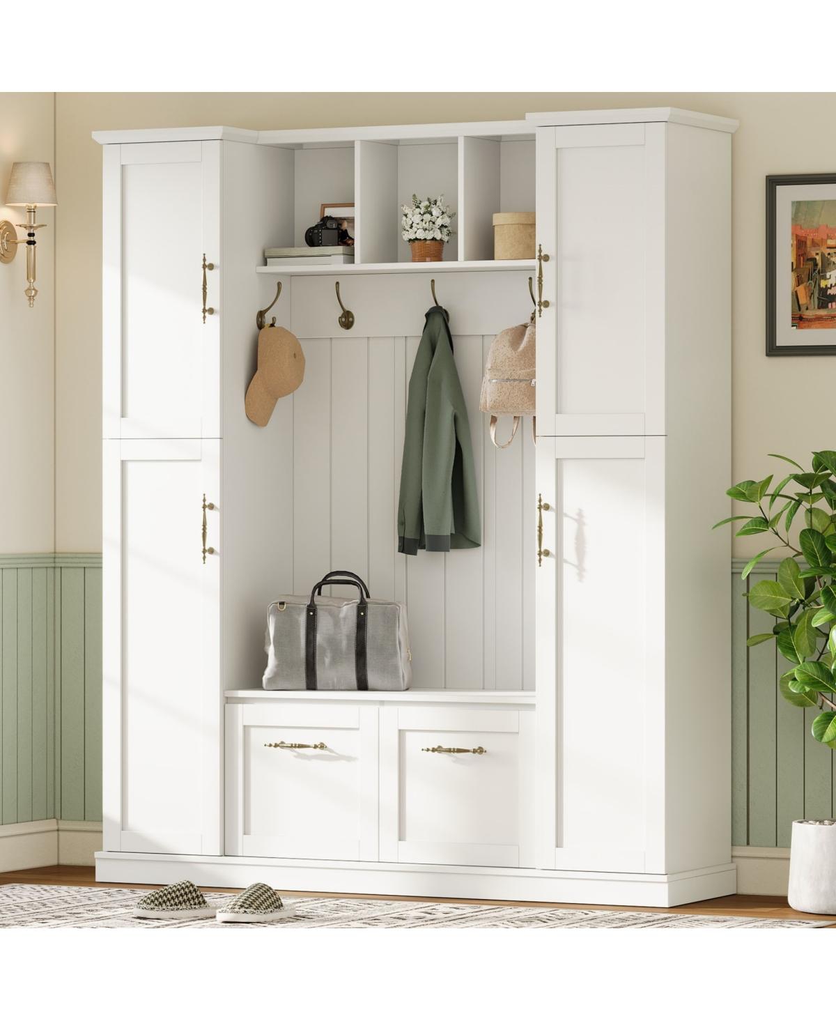 Click here for Streamdale Furniture Farmhouse Hall Tree with Stor... prices