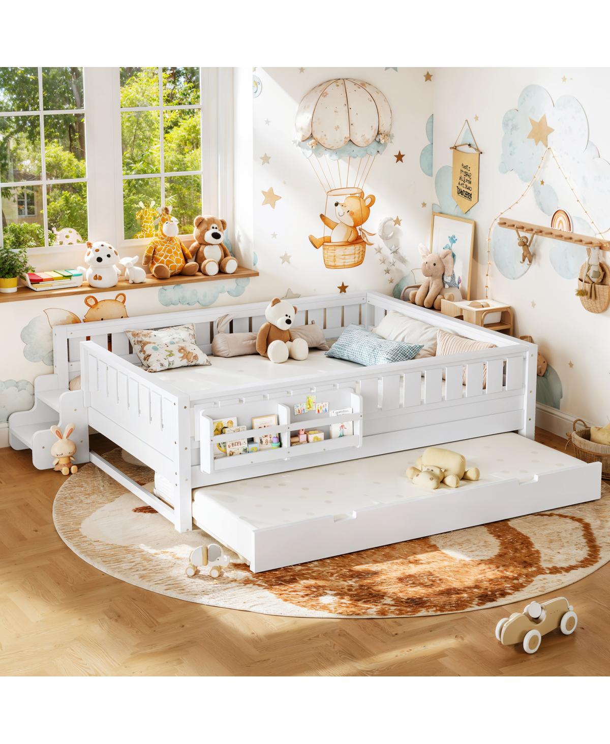 Click here for Streamdale Furniture Queen Bed with Bookshelves  S... prices