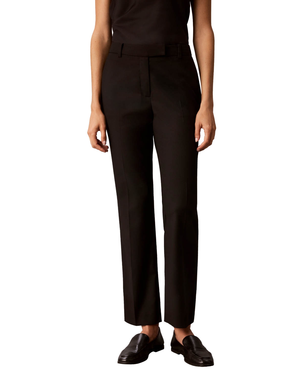 Click here for Calvin Klein Womens Mid-Rise Straight Leg Ankle Pa... prices