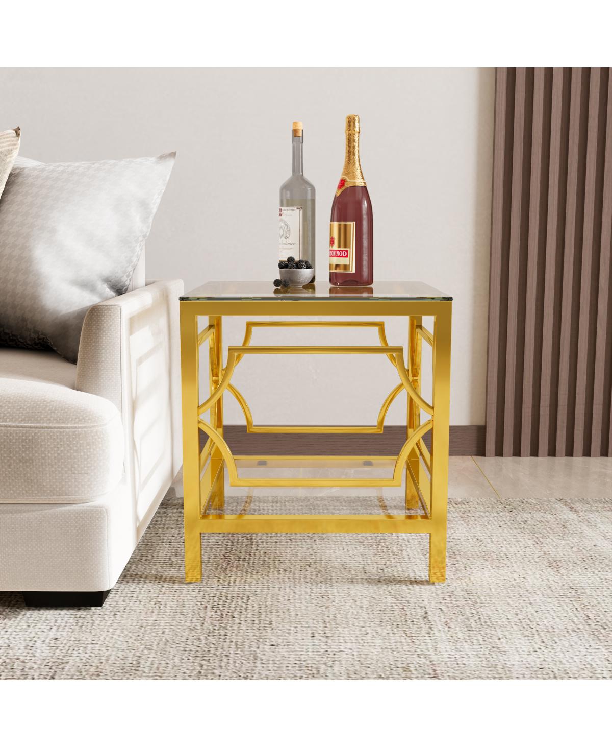 Click here for Streamdale Furniture 19.7 Modern Square Side Table... prices