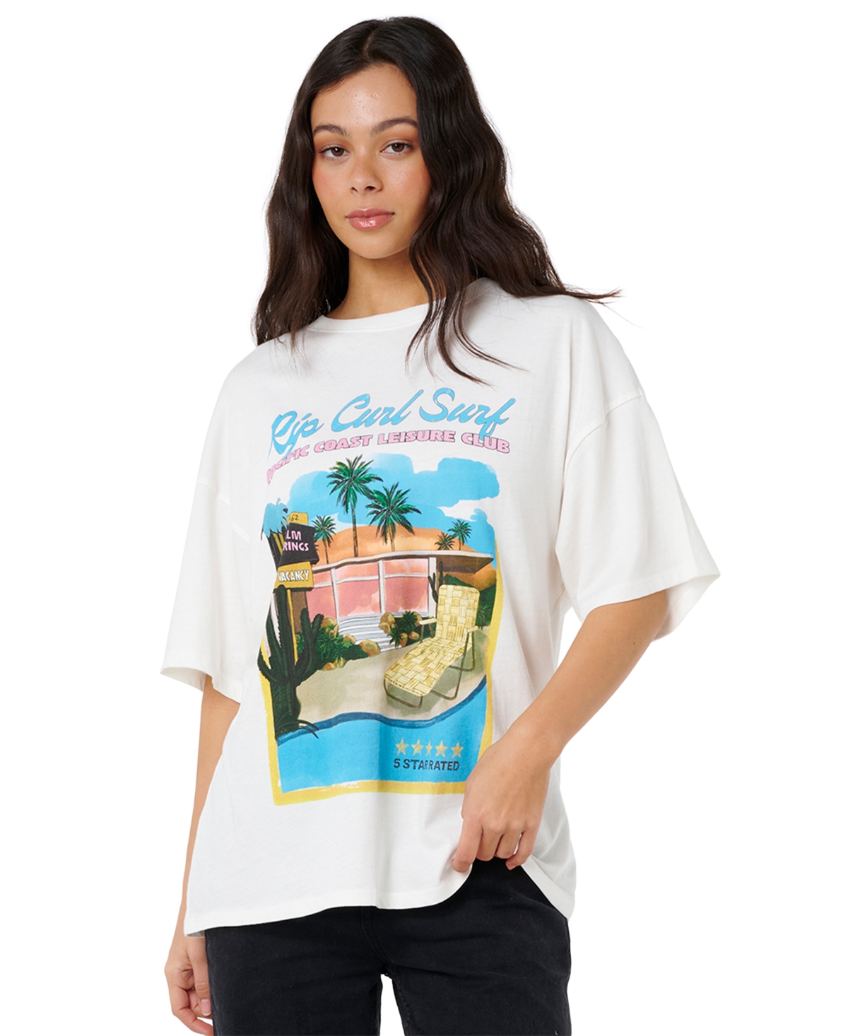 Click here for Rip Curl Womens 5 Star Heritage Crewneck T-Shirt -... prices
