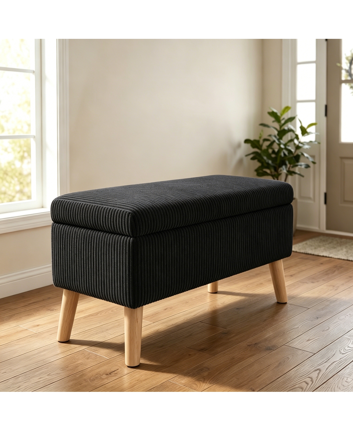 Click here for Streamdale Furniture 32 Corduroy Flip-Top Storage... prices