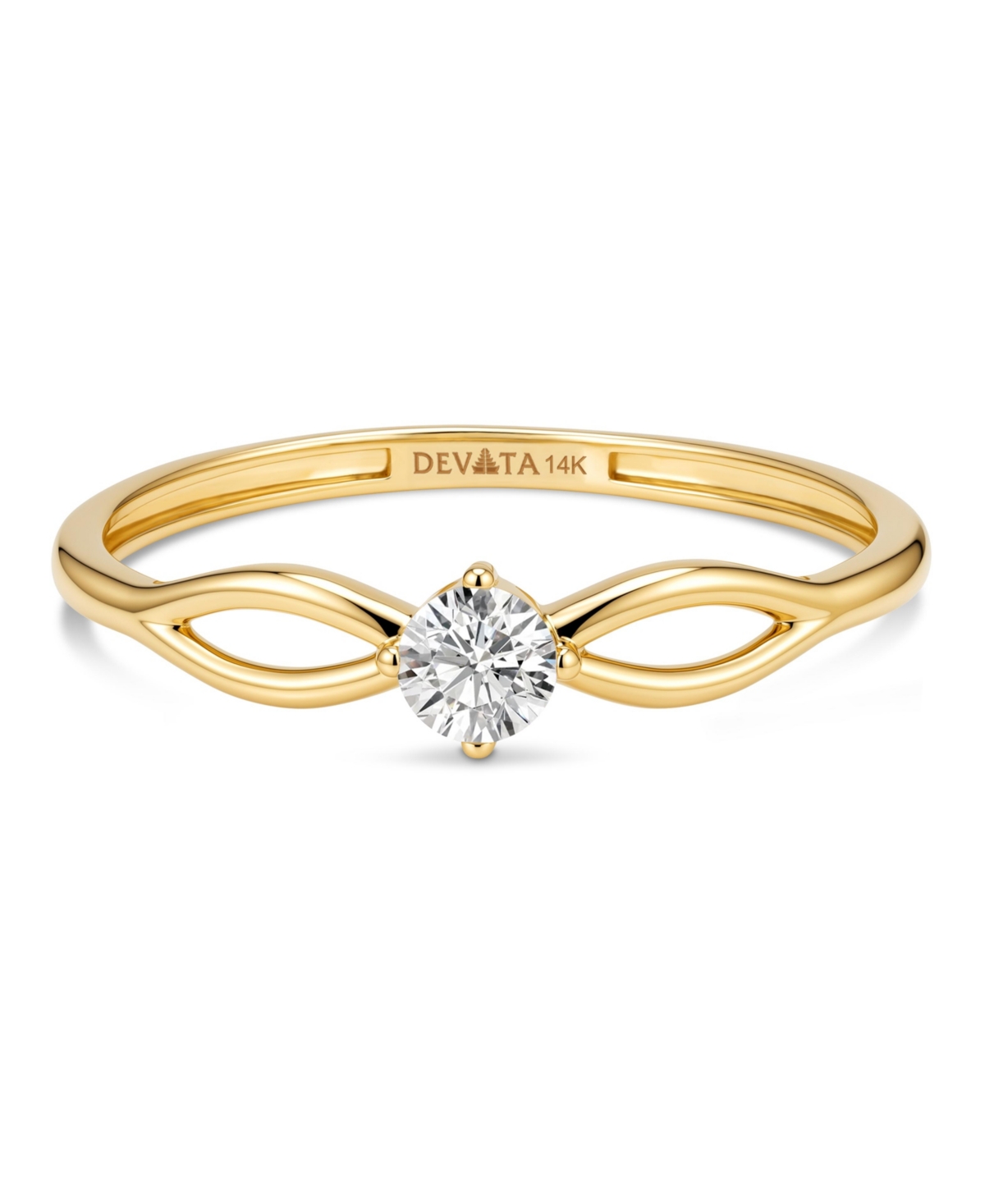 Click here for Devata Love Knot Ring in 14K Gold - Gold prices