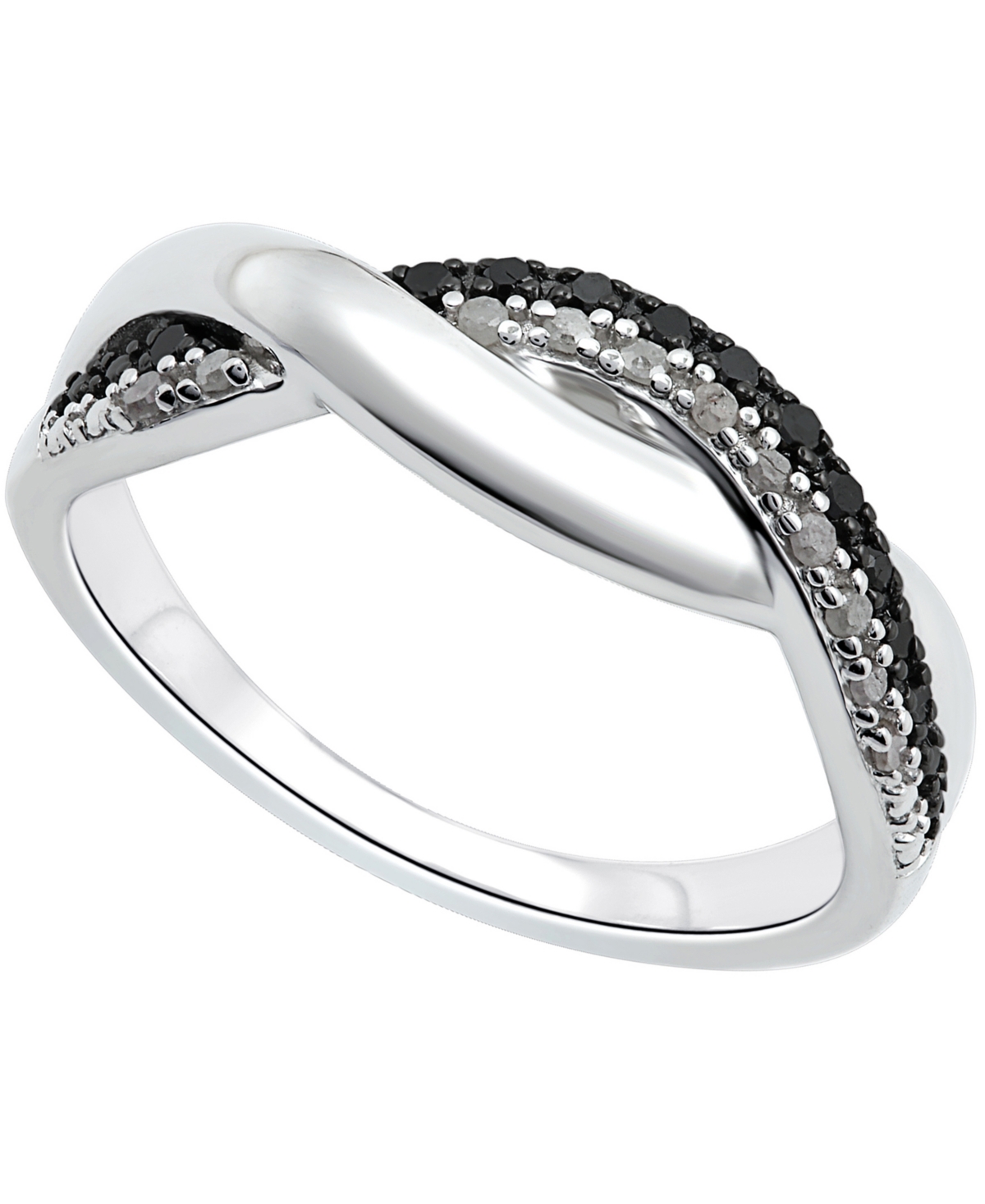 Click here for Black Diamond (1/10 ct. t.w.) & White Diamond (1/0... prices
