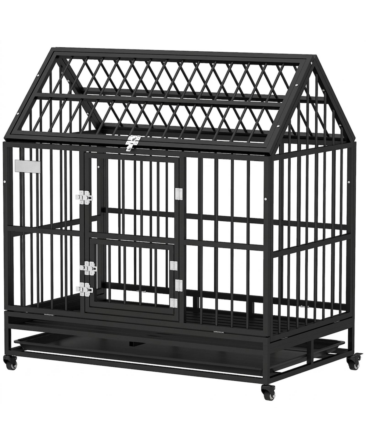 Click here for Ruie Heavy Duty Dog Crate with Lockable Wheels and... prices