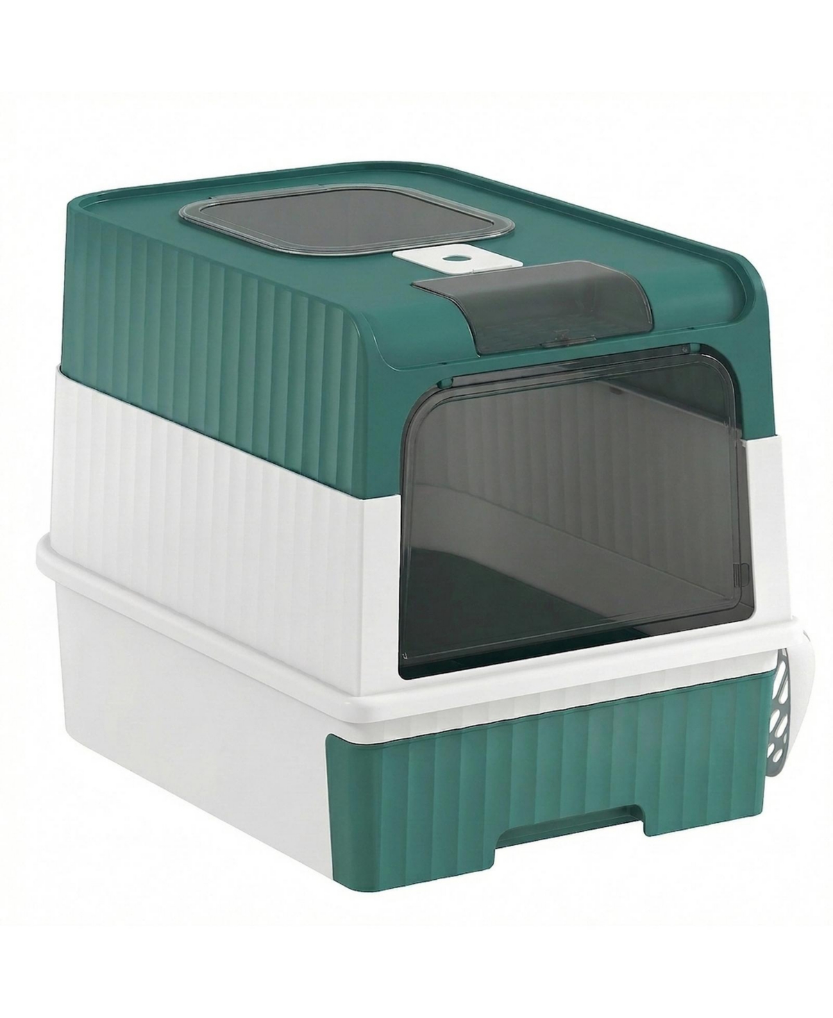 Click here for Ruie Hooded Cat Litter Box with Drawer Pan Front E... prices