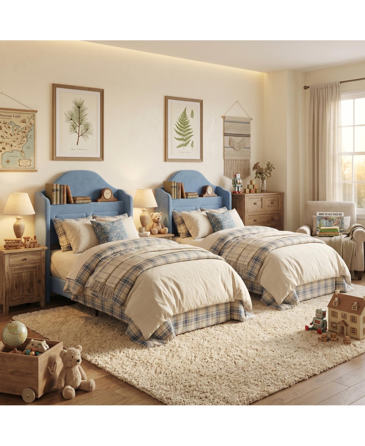Click here for Gaomon 2 Set of Twin Bed Frame  Velvet Platform Be... prices