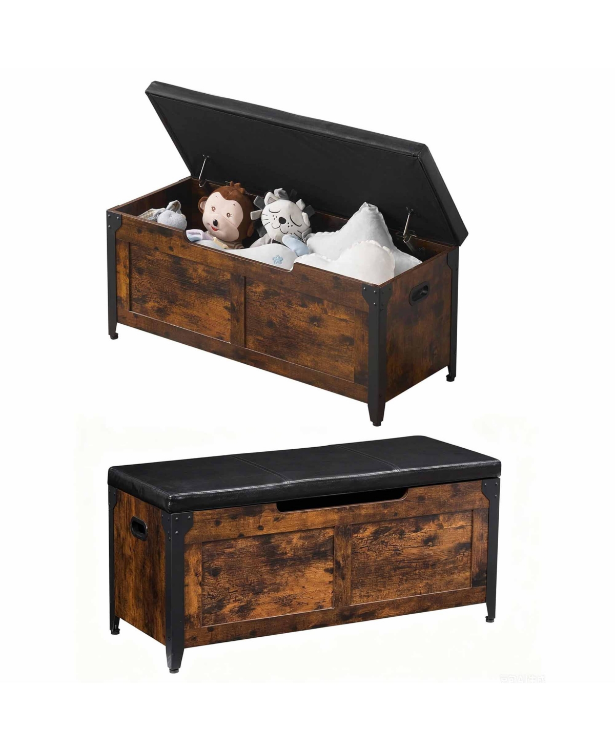 Click here for homfan 39.4 Inch Lift Top Storage Bench  Set of 2... prices