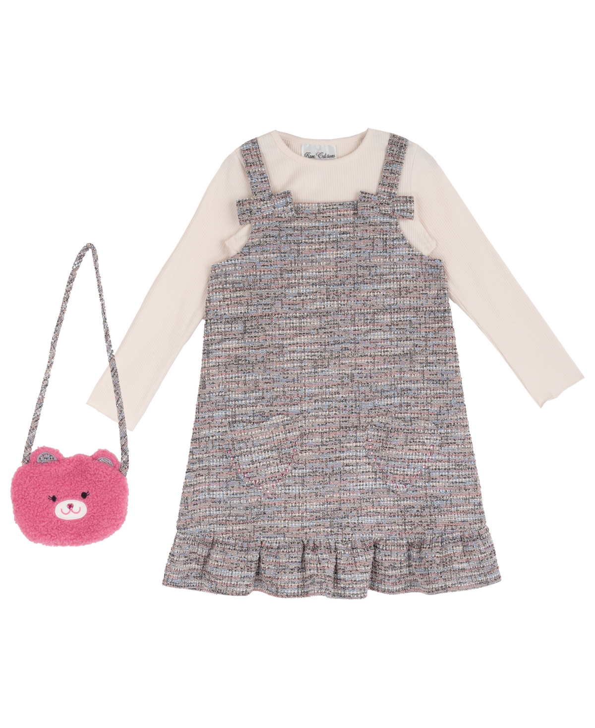 Click here for Rare Editions Girls 2T-6X Rib-knit Long-Sleeve Top... prices
