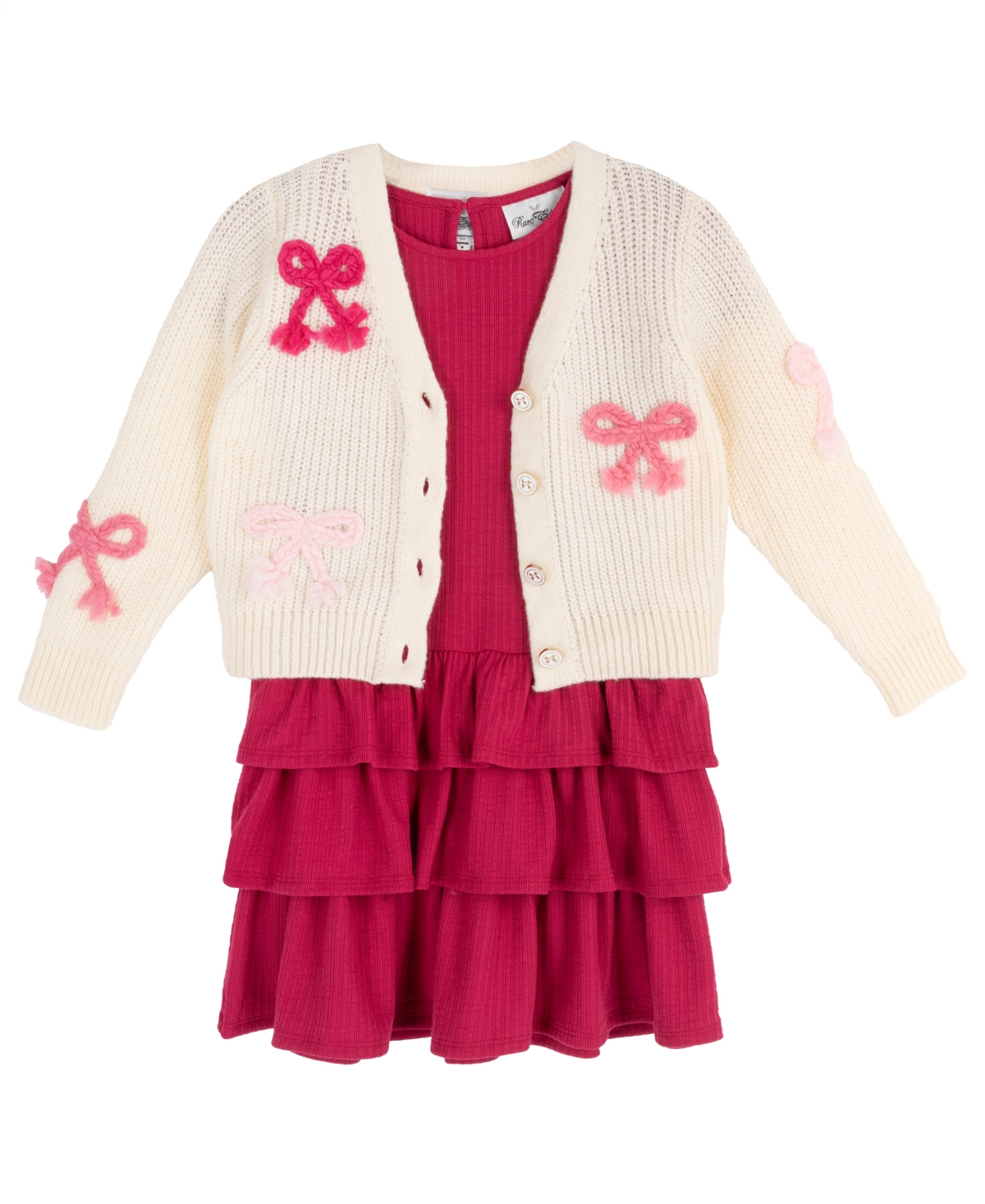 Click here for Rare Editions Girls 2T-6X Bow-Embellished Sweater... prices