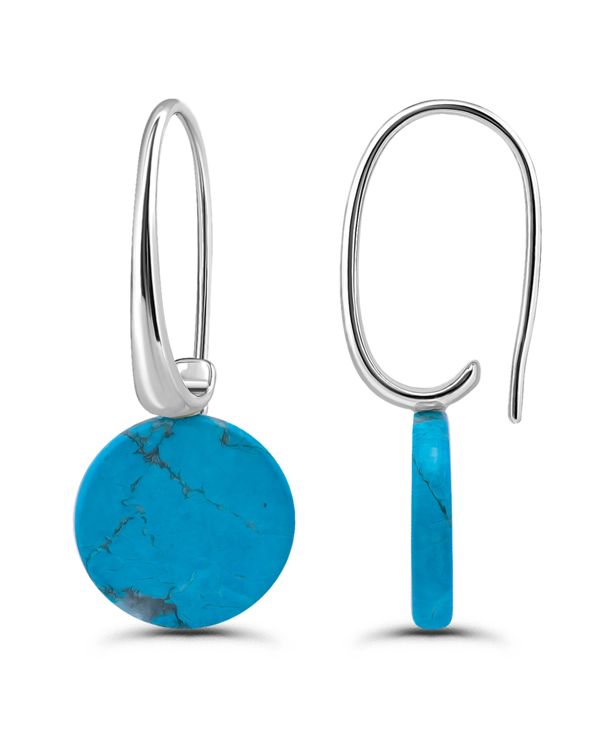 Click here for Macys Genuine Howlite Chrysocolla Round Disc Shape... prices