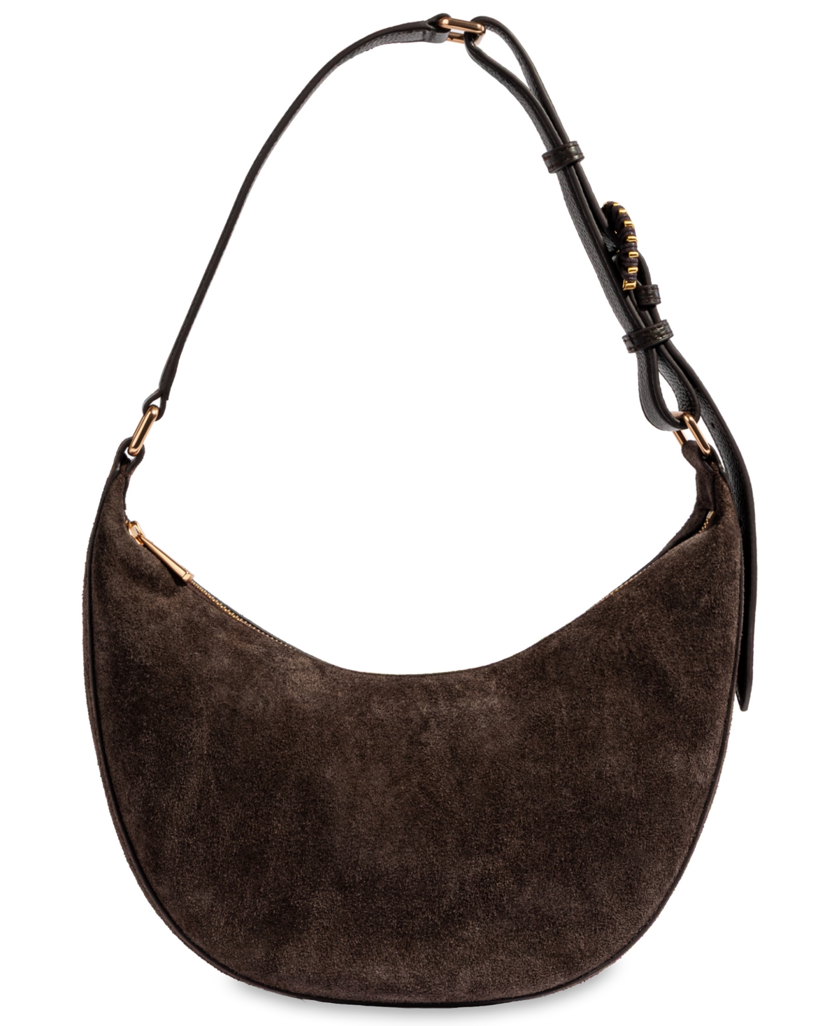 Click here for Sam Edelman Lucy Buckle Shoulder Handbag - Chocola... prices