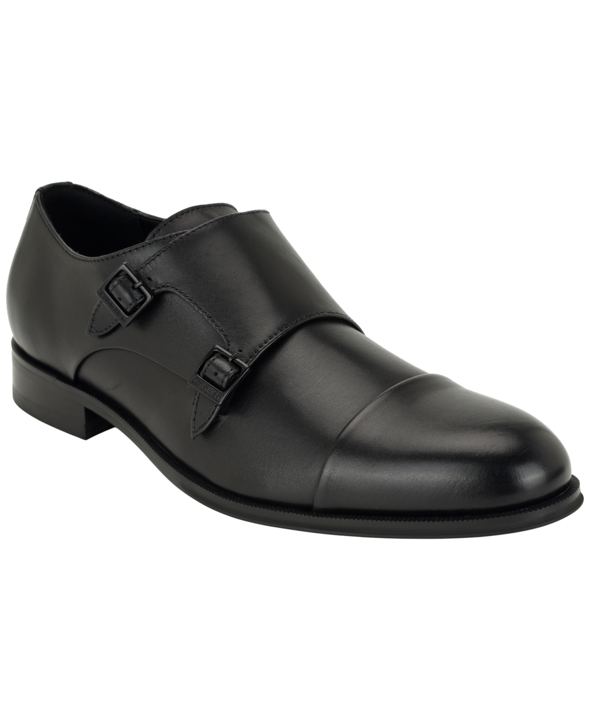 Click here for Calvin Klein Mens Rekben Monk Shoes - Black prices