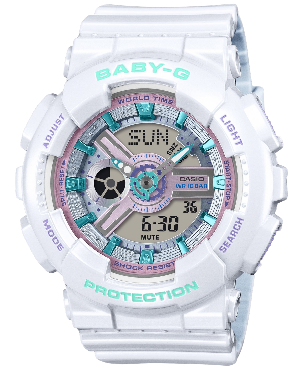 Click here for G-Shock Womens Baby-g Japanese Quartz White Resin... prices