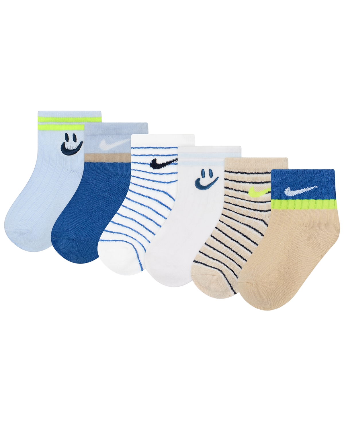 Click here for Nike Toddler Boys 6M-4T Fashion Rib Socks  6-Pack... prices