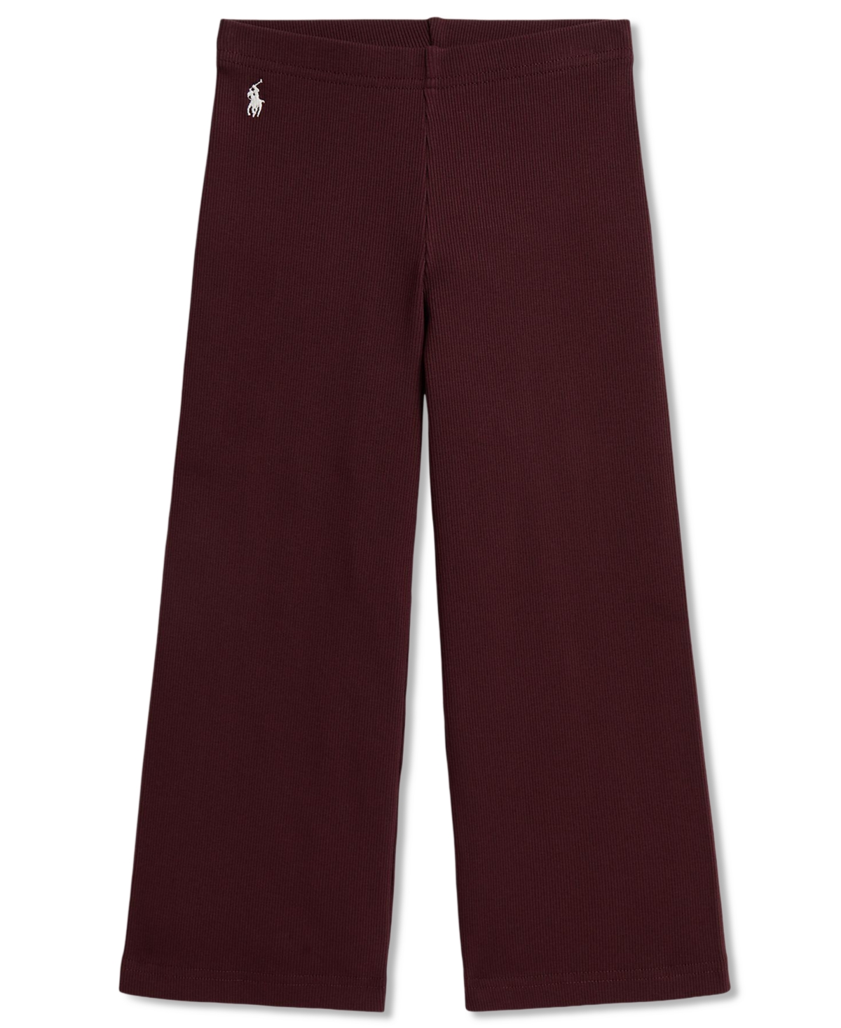Click here for Polo Ralph Lauren Girls 2T-6X Ribbed Wide-Leg Pant... prices
