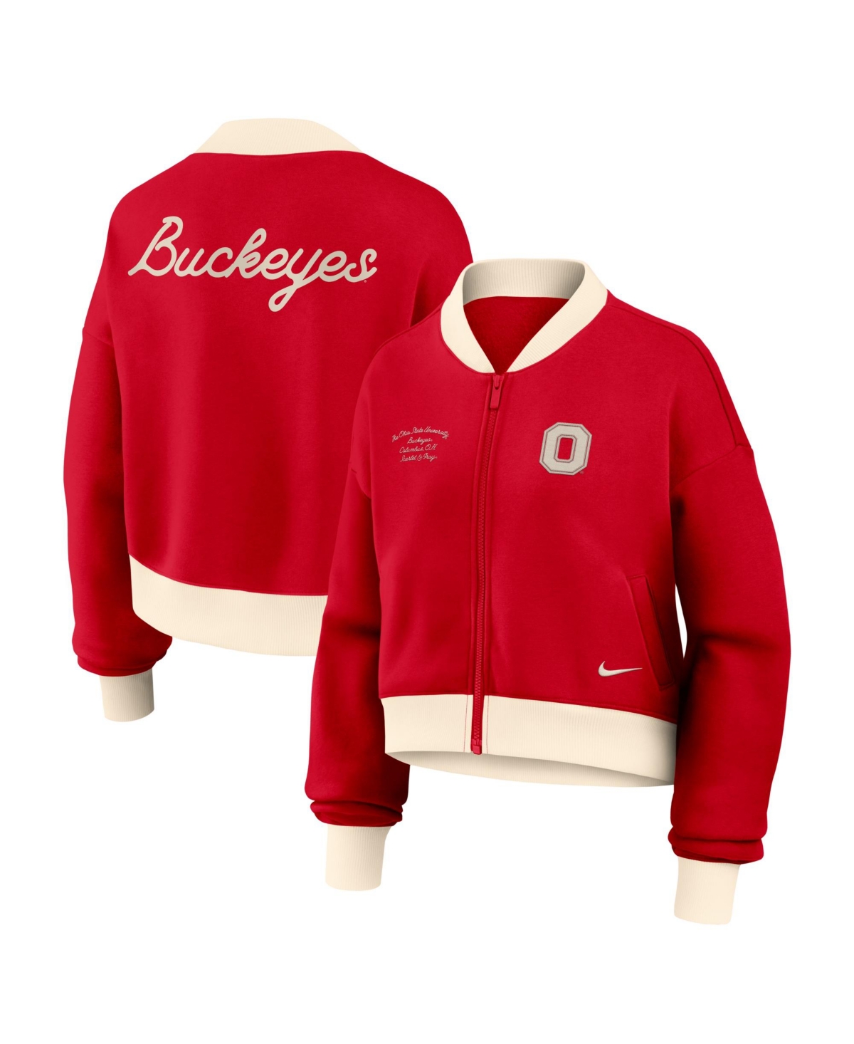 Click here for Nike Womens Scarlet Ohio State Buckeyes Oversized... prices