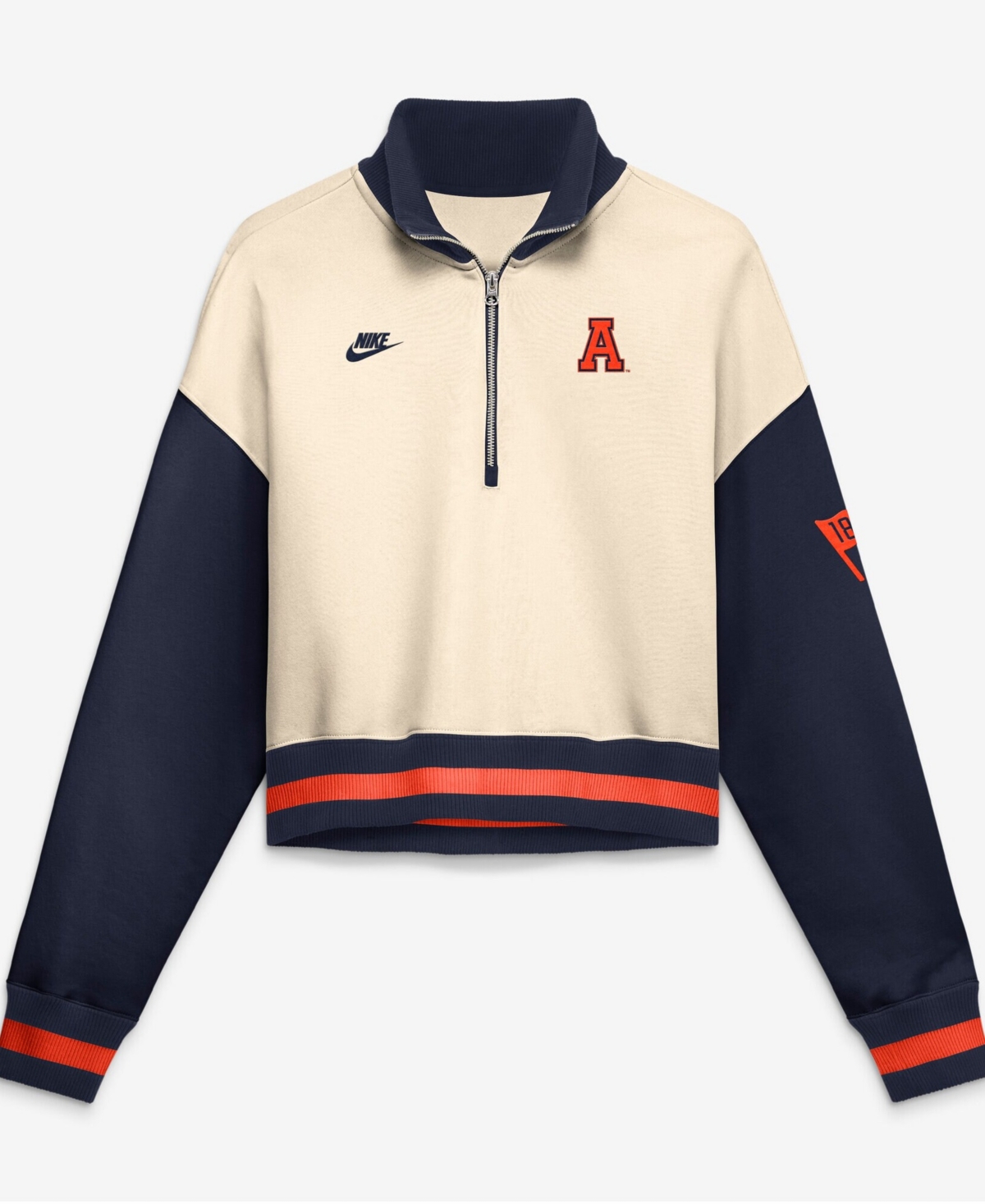 Click here for Nike Womens Natural  Navy Auburn Tigers Oversized... prices