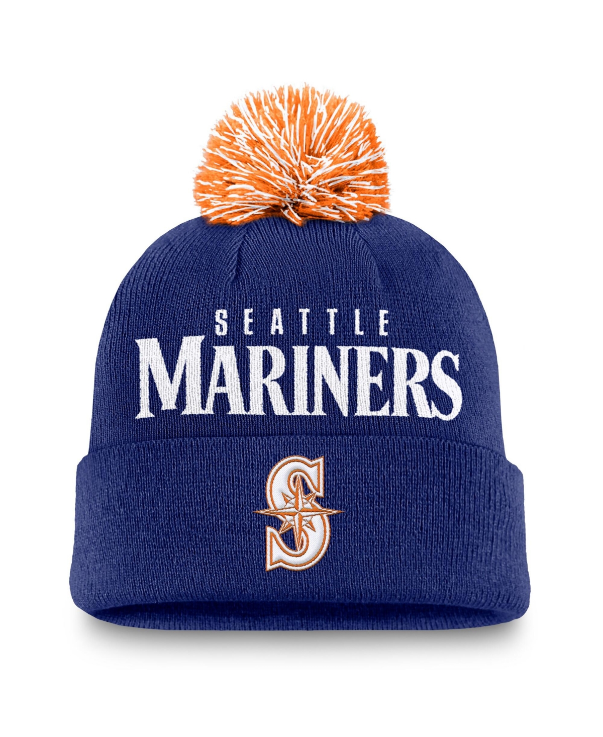 Click here for Nike Mens Royal Seattle Mariners Peak Cuffed Knit... prices