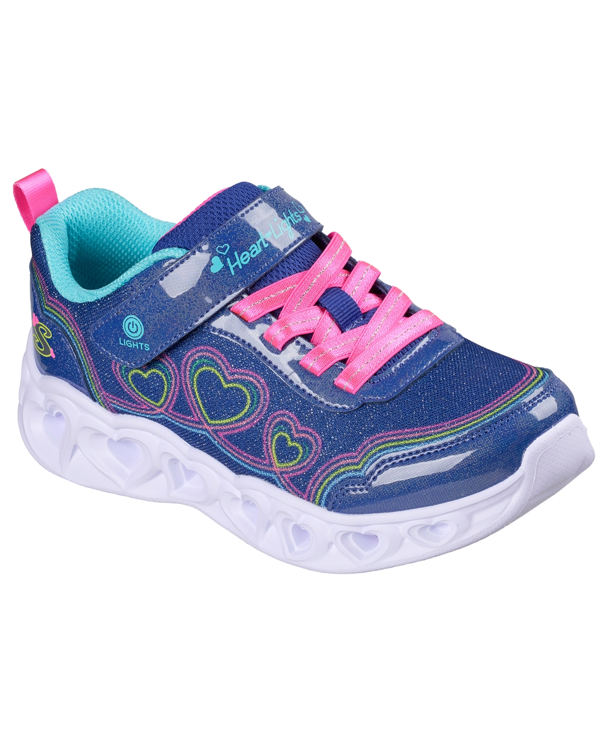 Click here for Skechers Little Girls Heart Lights - Bubble Love L... prices