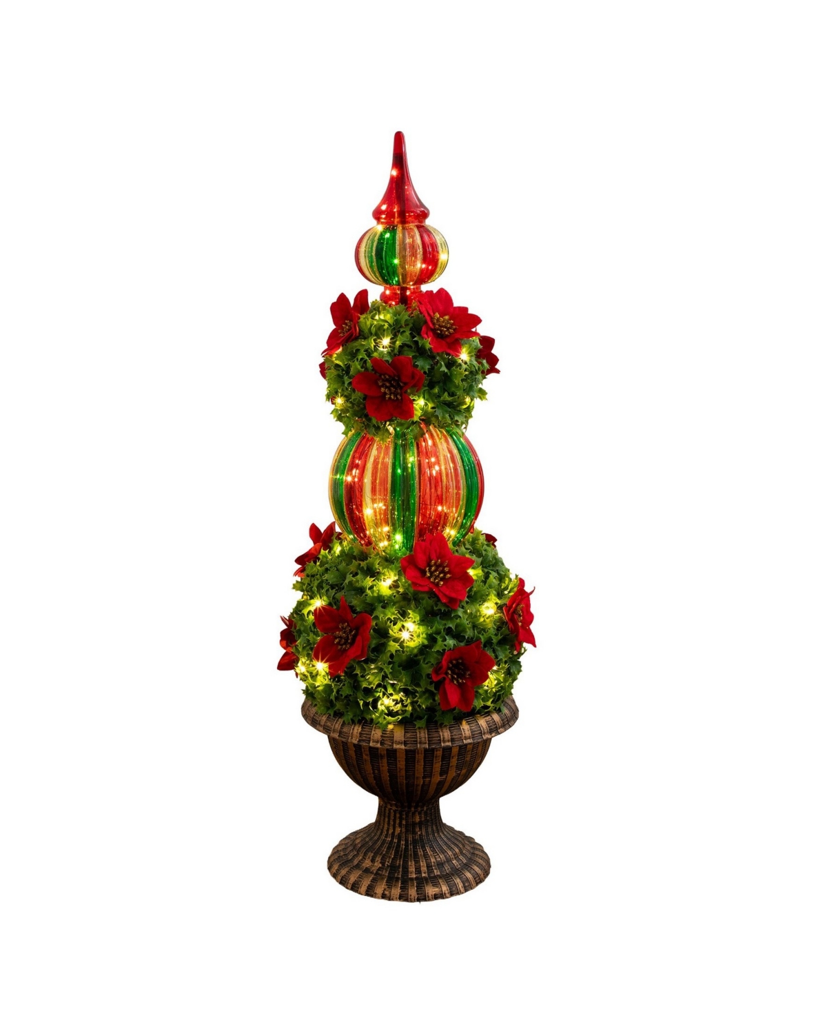 Click here for Nearly Natural 3 Pre-Lit Artificial Christmas Orna... prices