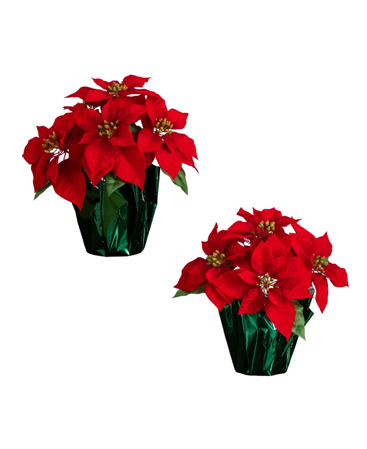 Click here for Nearly Natural 13 Artificial Poinsettia Arrangemen... prices